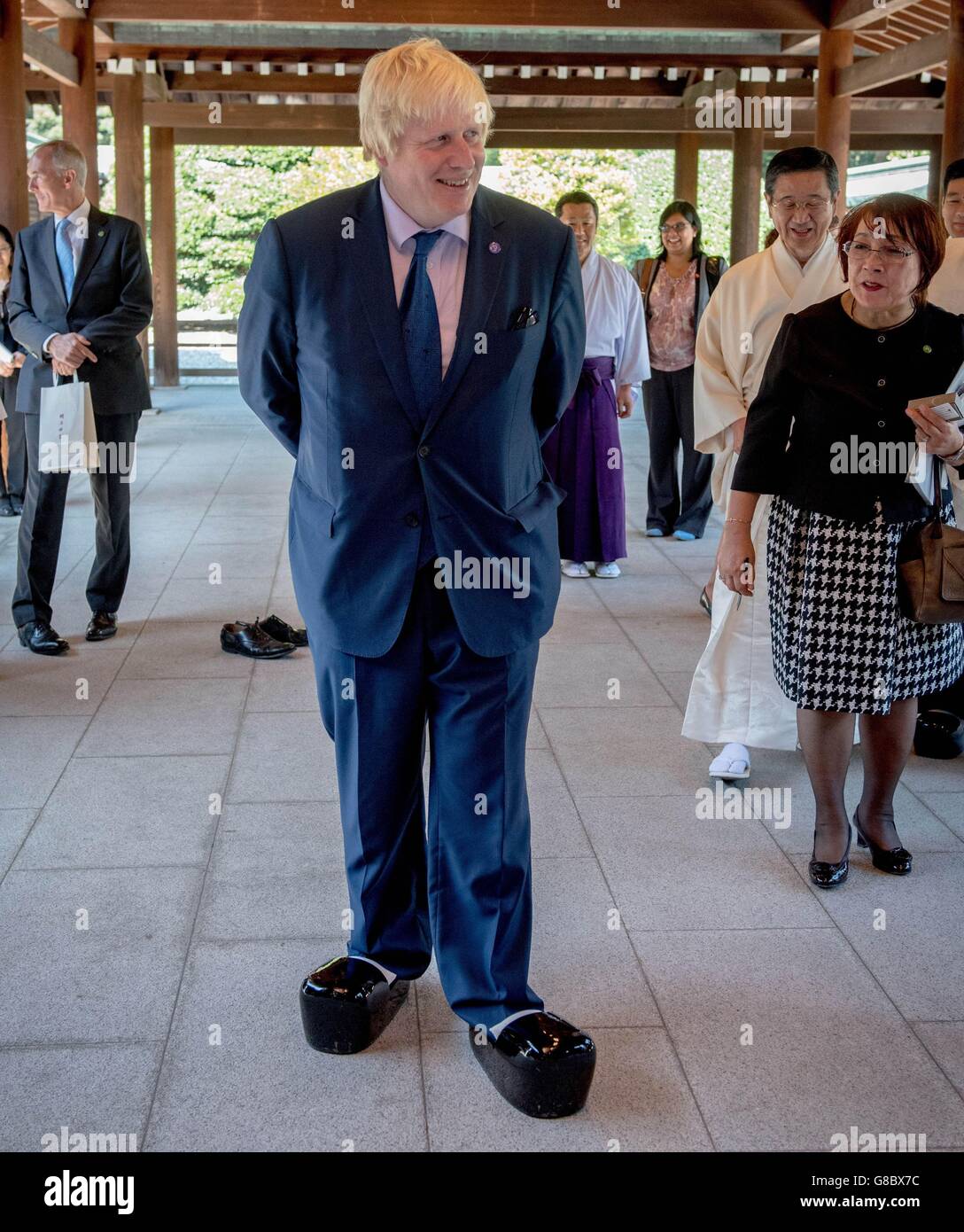 Boris Johnson visit to Japan - Day Three Stock Photo - Alamy