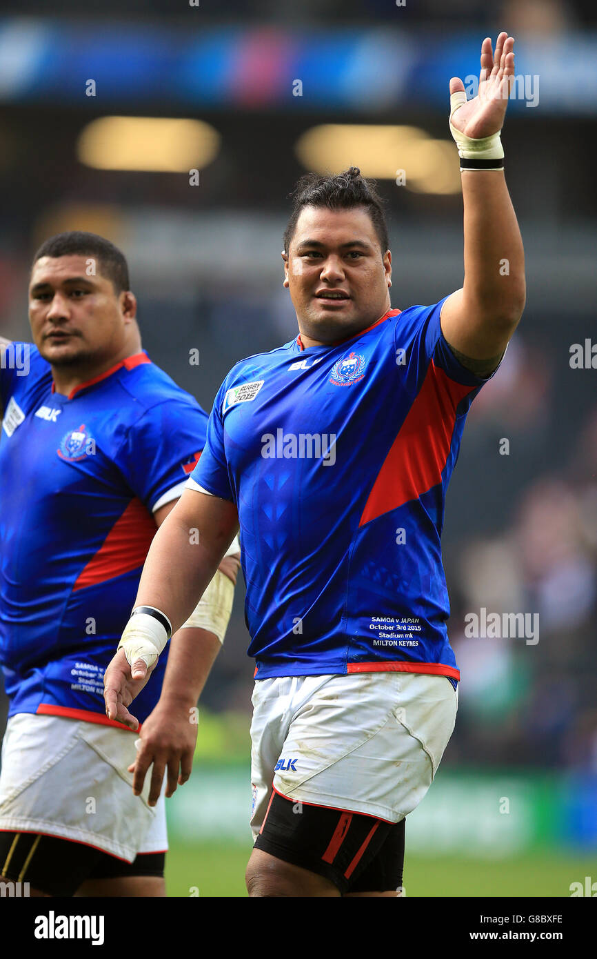 Rugby Union - Rugby World Cup 2015 - Pool B - Samoa v Japan - Stadium:MK Stock Photo - Alamy