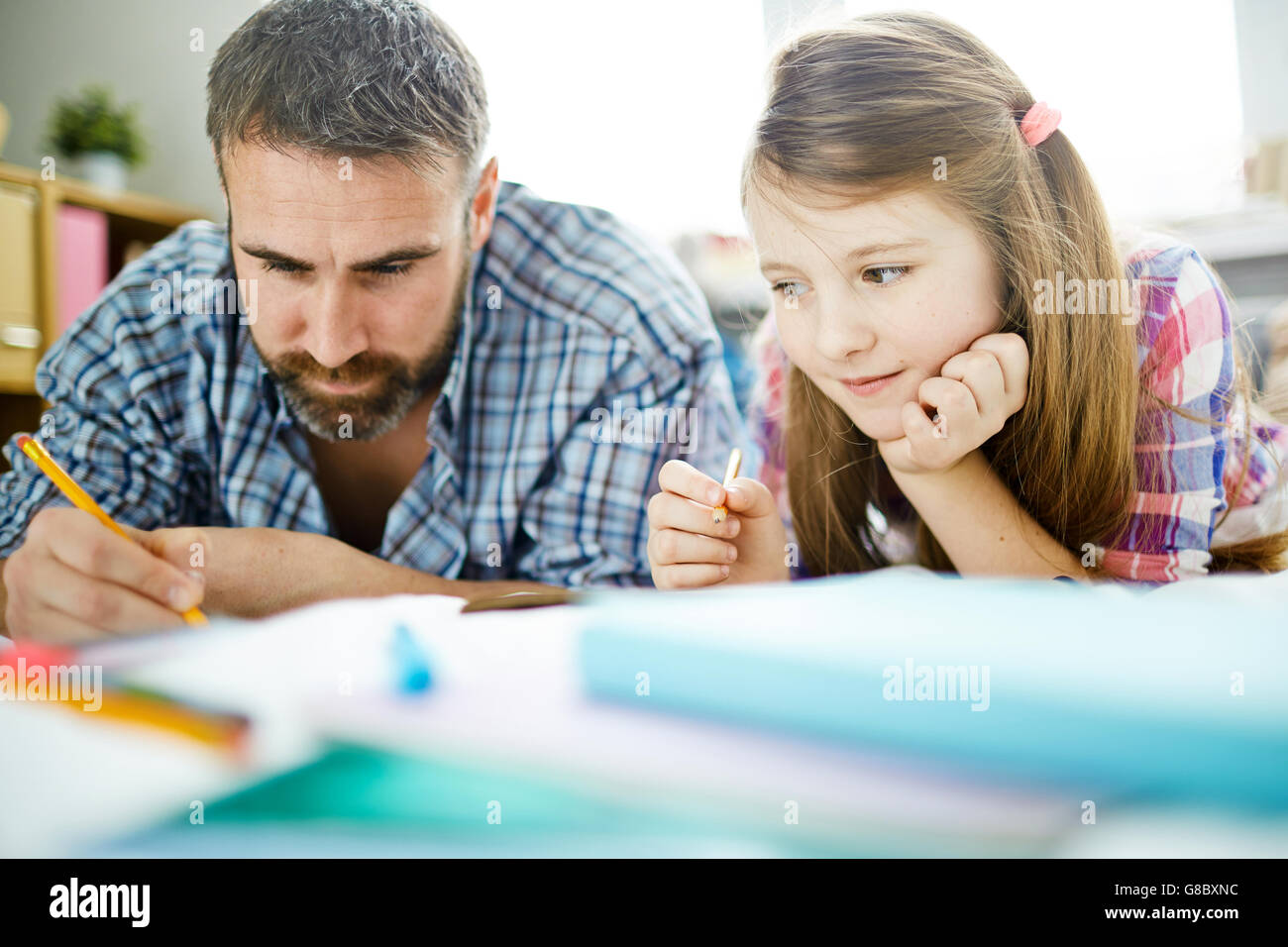 Drawing at leisure Stock Photo - Alamy