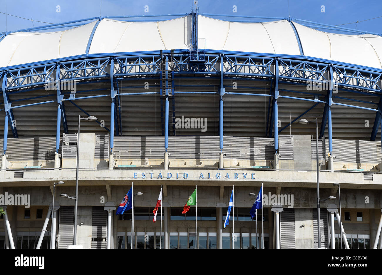 Soccer Stadium Outside View