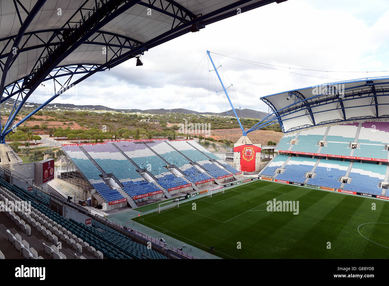 Football stadium ground algrave portugal interior inside general view ...