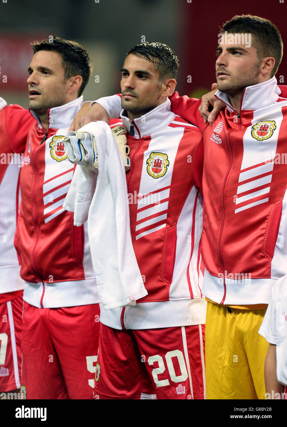 Gibraltar goalkeeper jamie robba hi-res stock photography and images ...