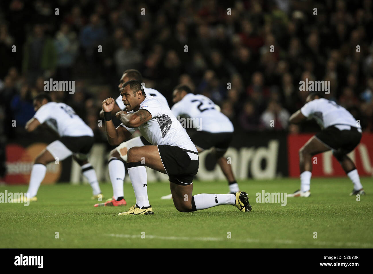 Fiji perform haka hi-res stock photography and images - Alamy