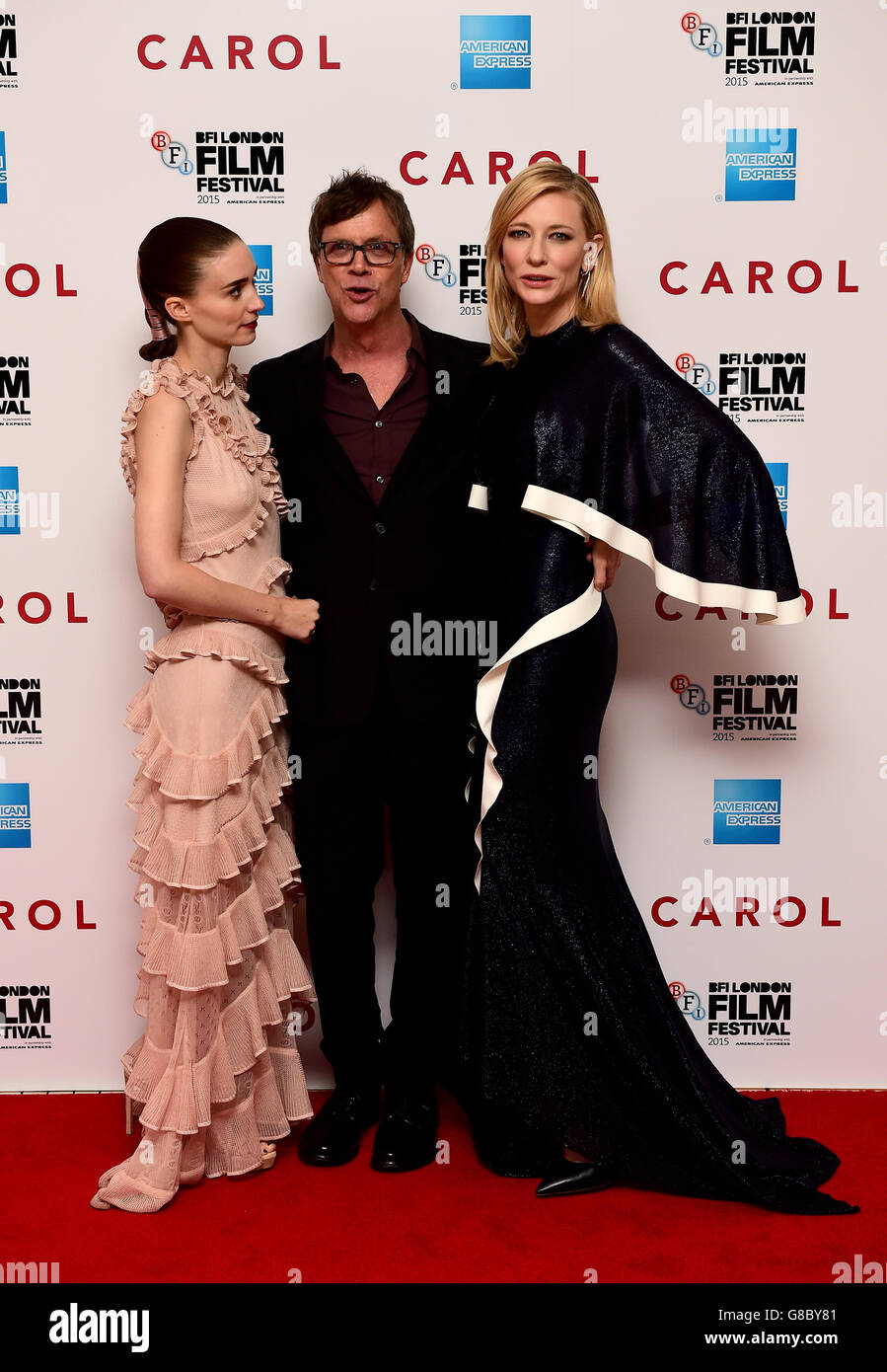 Rooney Mara, Todd Haynes and Cate Blanchett attending the Carol ...