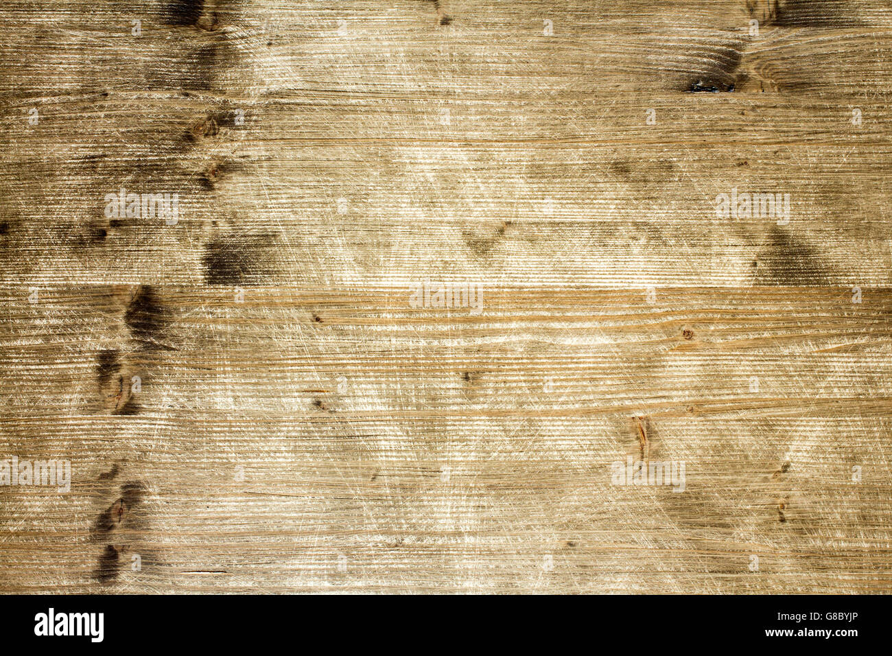 Scratched timber plank hi-res stock photography and images - Alamy