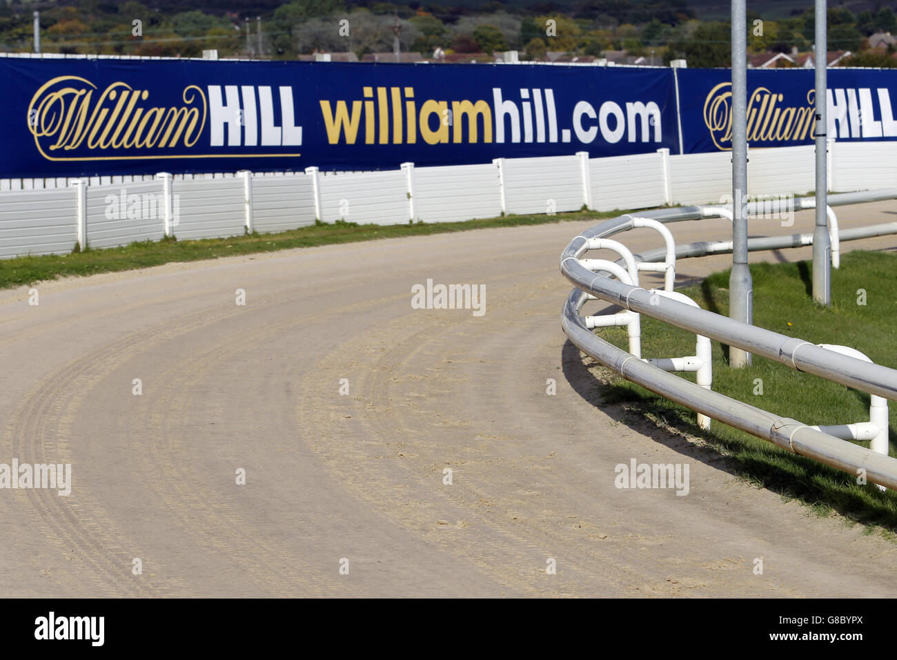 William hill brand branding advert advertising gv general view signage ...