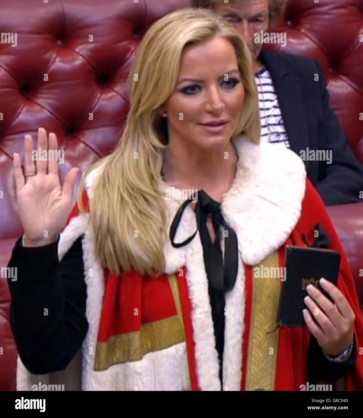 Michelle mone takes seat in house lords hi-res stock photography and ...