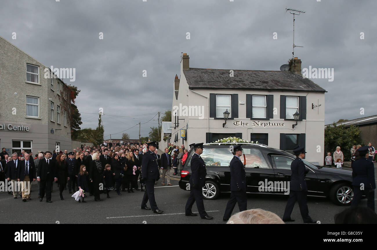 Garda Tony Golden funeral Stock Photo - Alamy