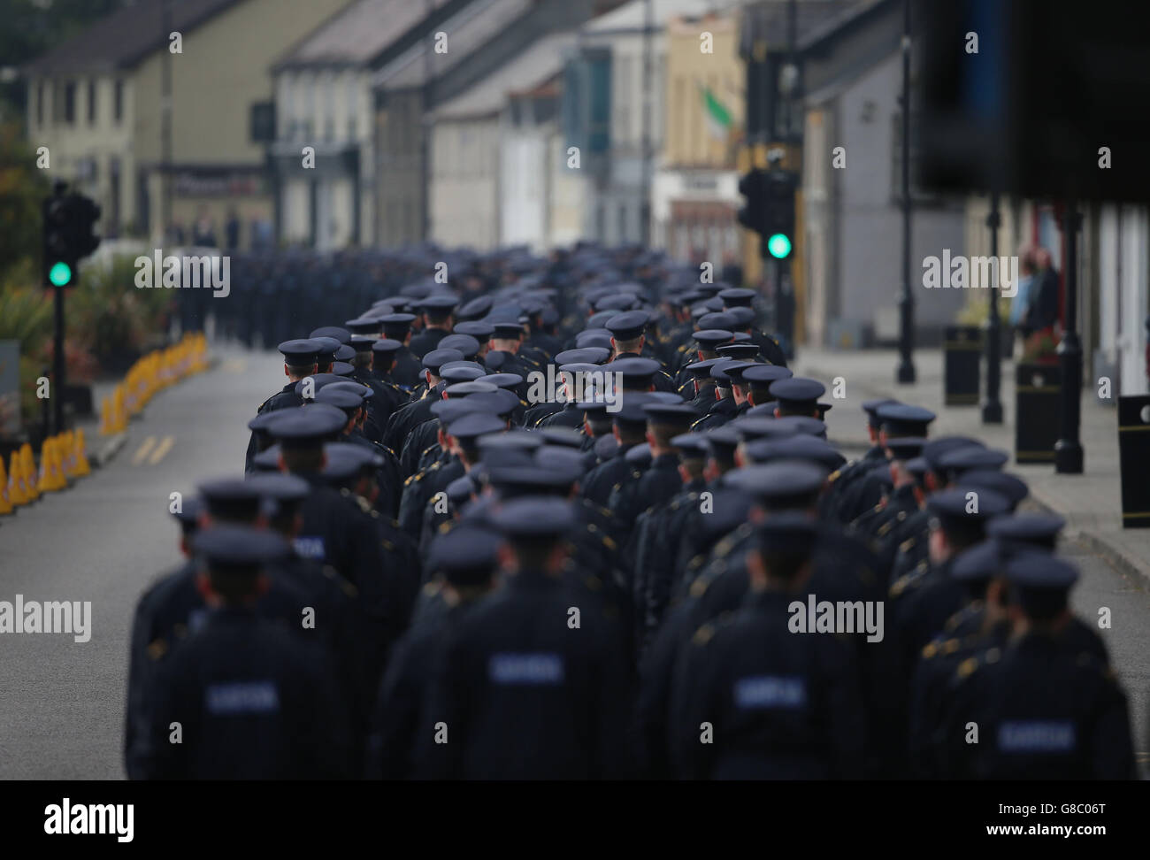 Garda Tony Golden funeral Stock Photo - Alamy