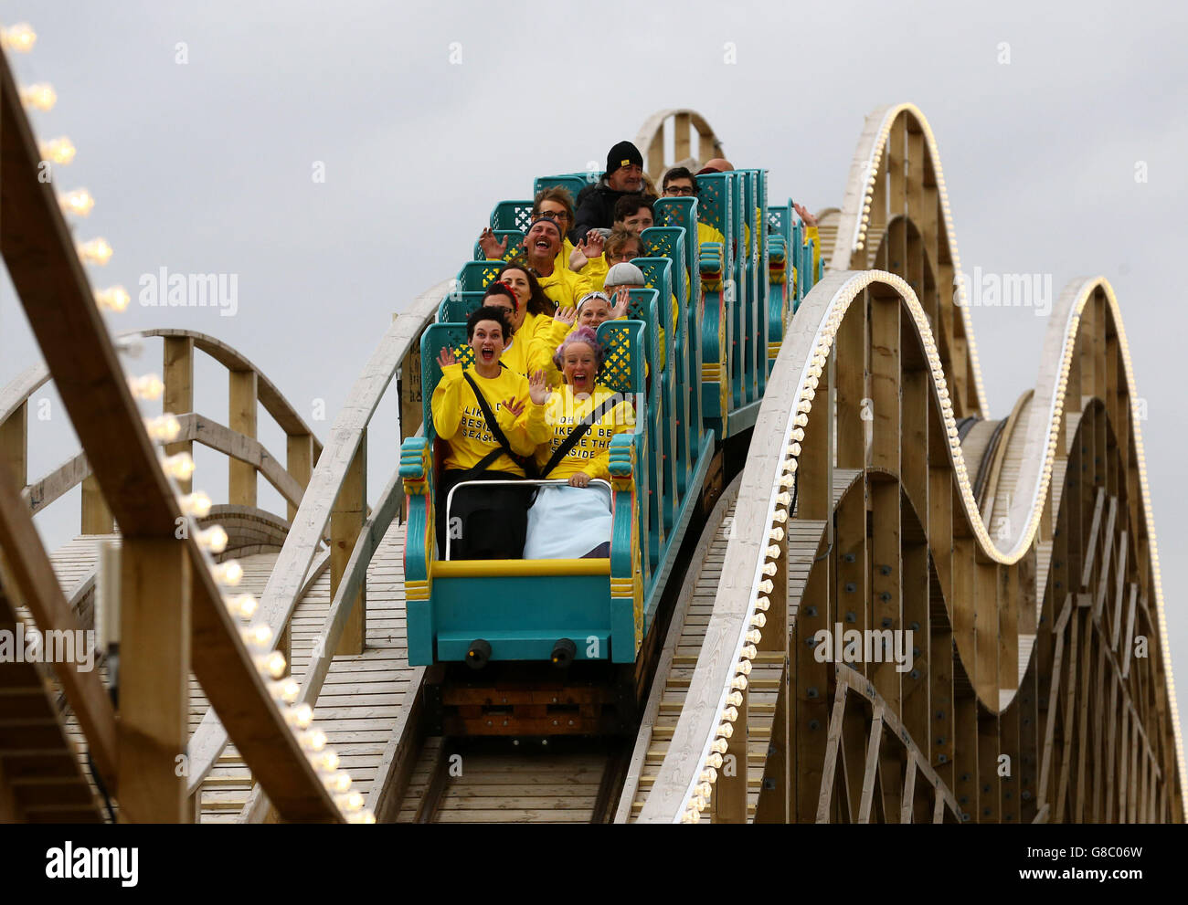 Scenic Railway at Dreamland Margate Stock Photo - Alamy