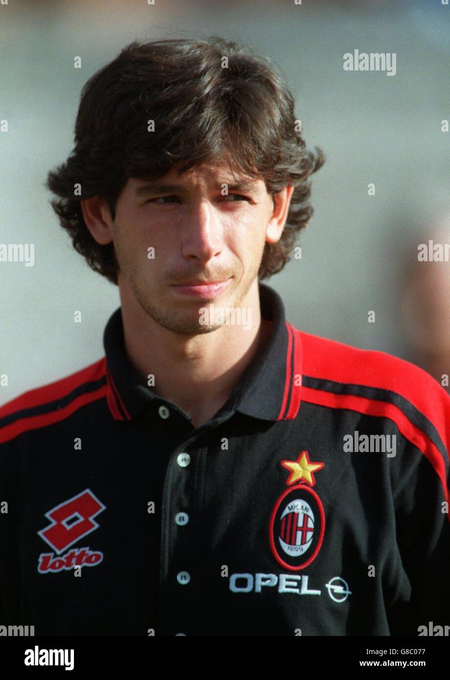 Soccer - AC Milan v Bayern Munich. Demetrio Albertini, AC Milan Stock ...
