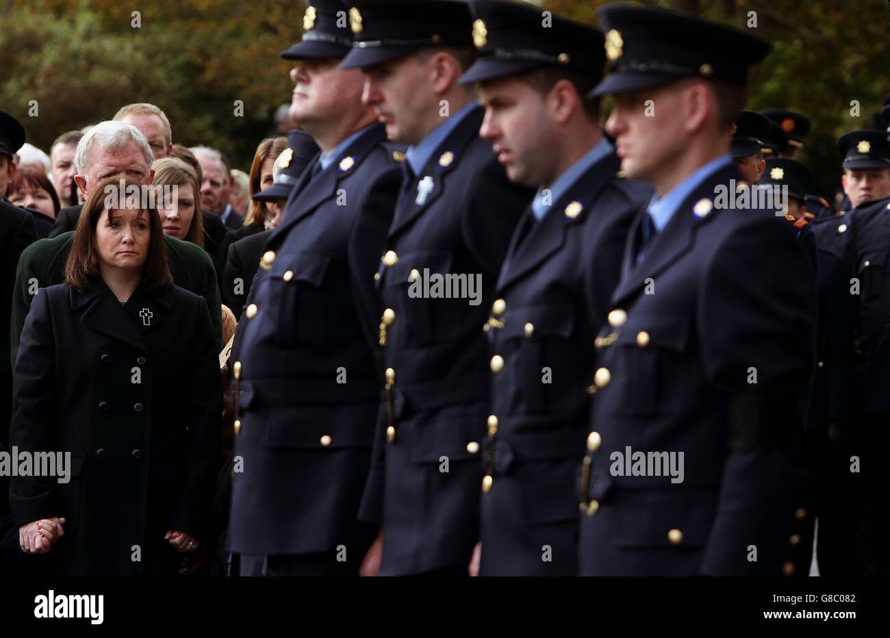 Garda Tony Golden funeral Stock Photo - Alamy