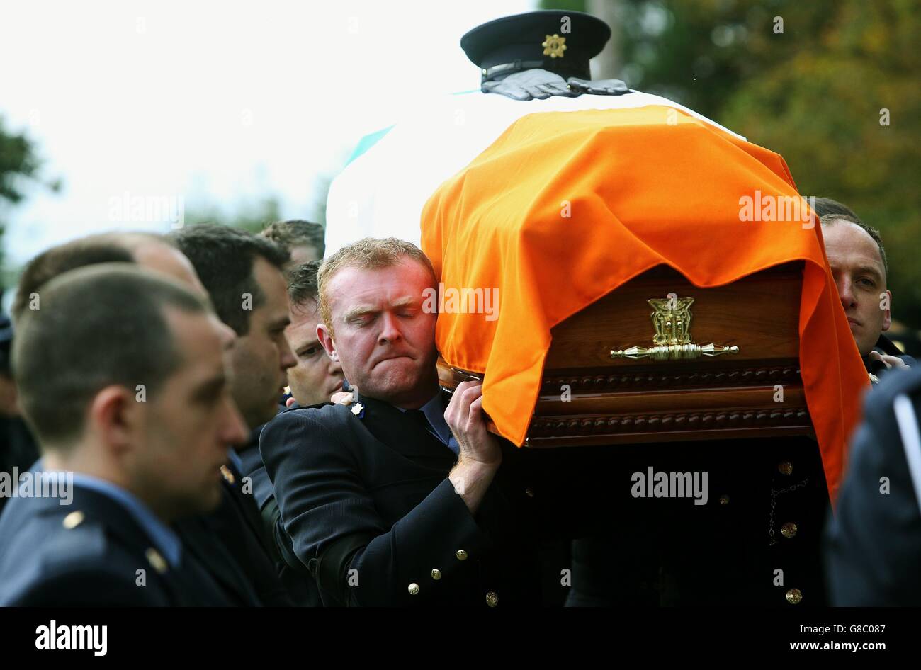 Garda Tony Golden funeral Stock Photo - Alamy