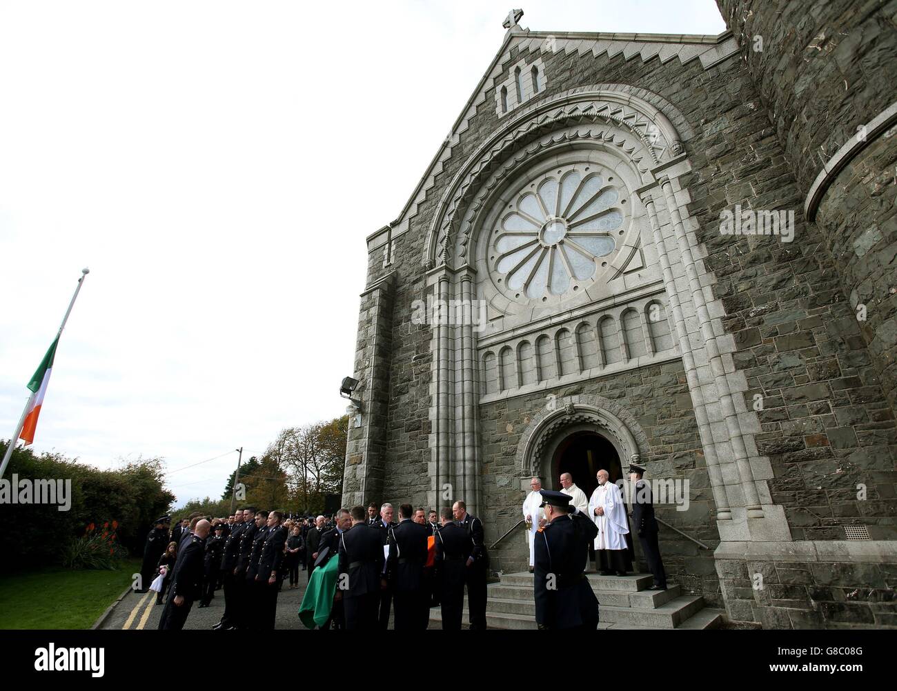 Garda Tony Golden funeral Stock Photo - Alamy