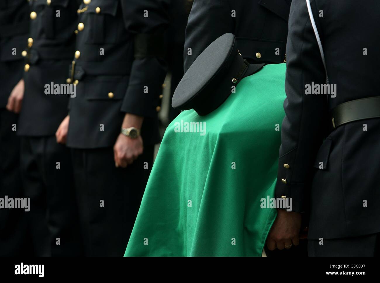 Garda Tony Golden funeral Stock Photo - Alamy