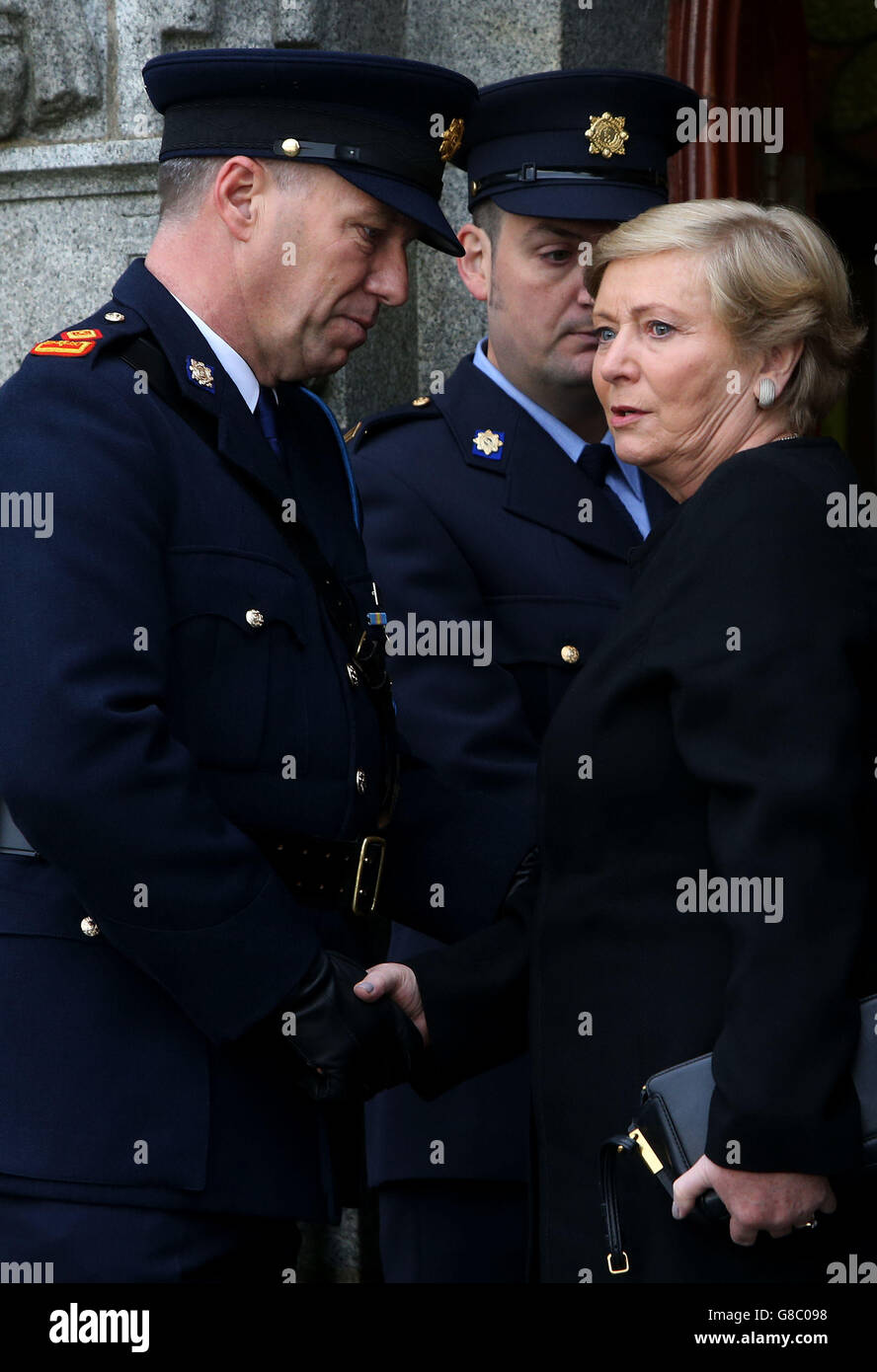 Garda Tony Golden funeral Stock Photo - Alamy