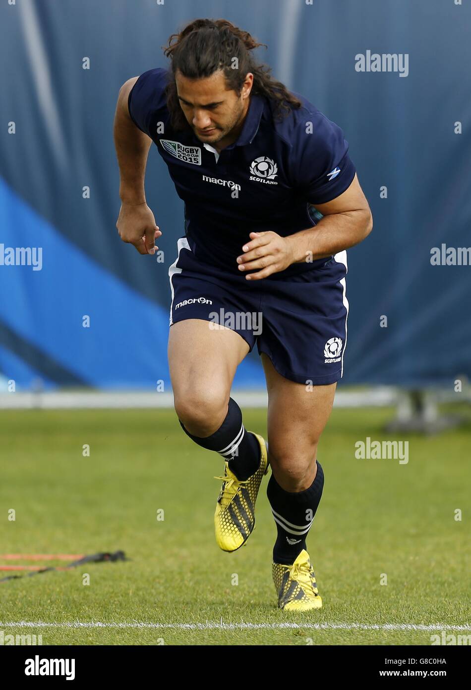 Scotland's Blair Cowan during a training session at Surrey Sports Park ...