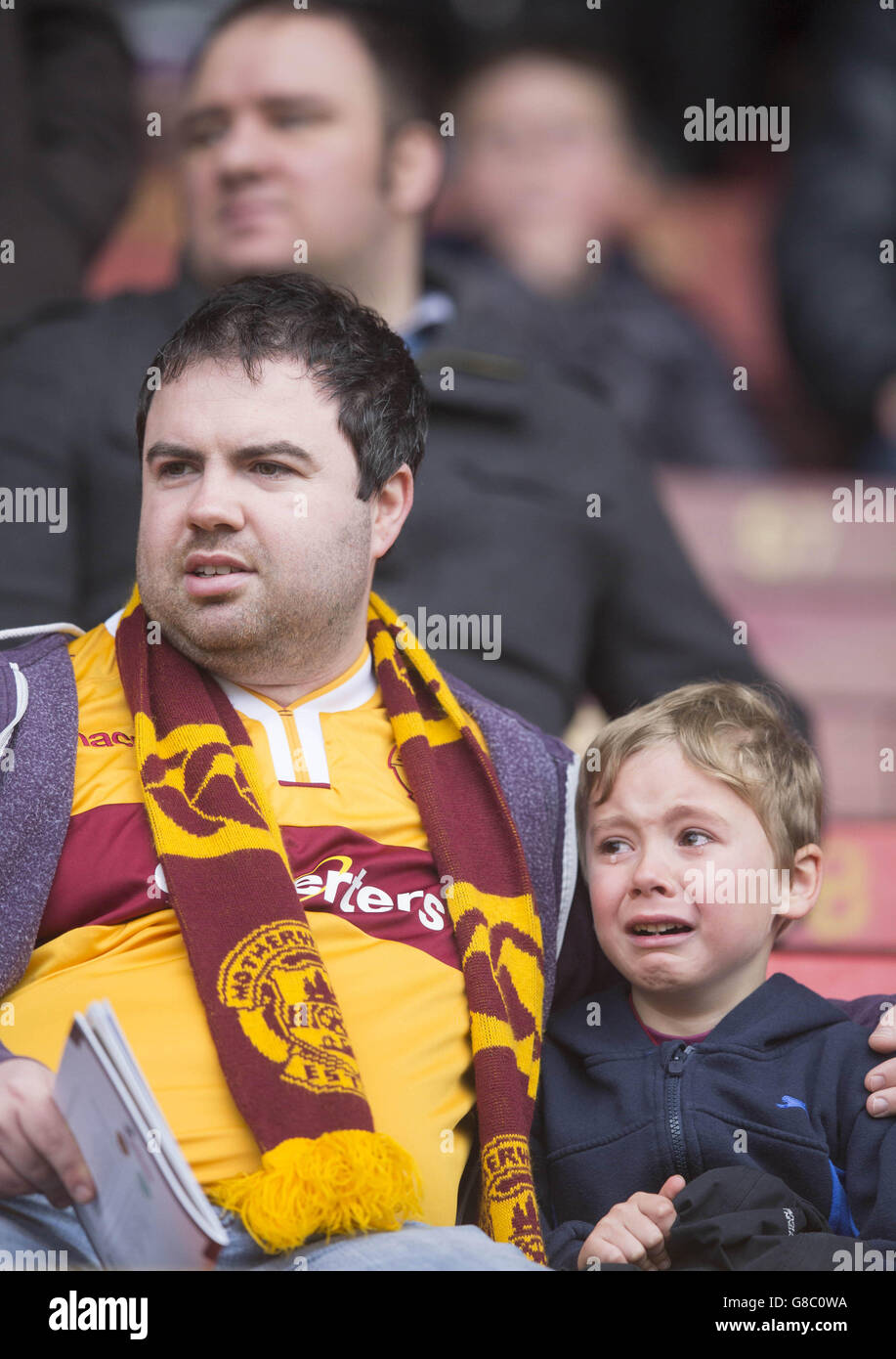 Motherwell fans in the stands hi-res stock photography and images - Alamy