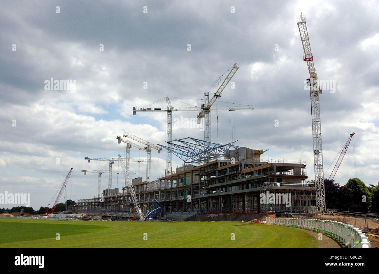Horse Racing - Ascot Racecourse Redevelopment Stock Photo - Alamy