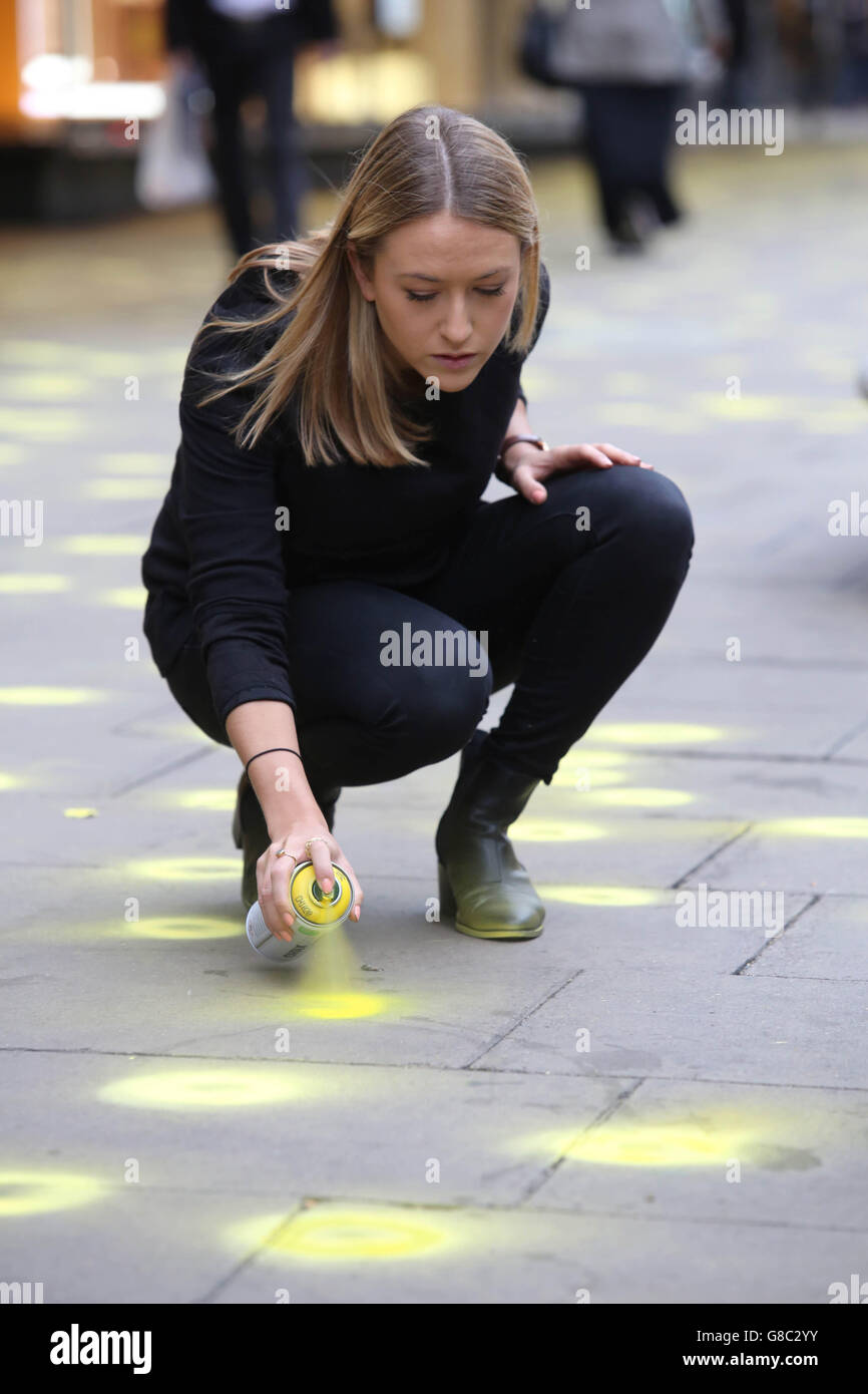 The Chewing Gum Action Group campaign Stock Photo - Alamy