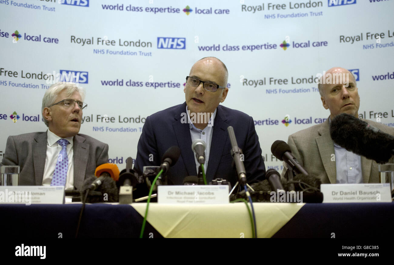 David sloman chief executive royal free dr michael jacobs hi-res stock ...