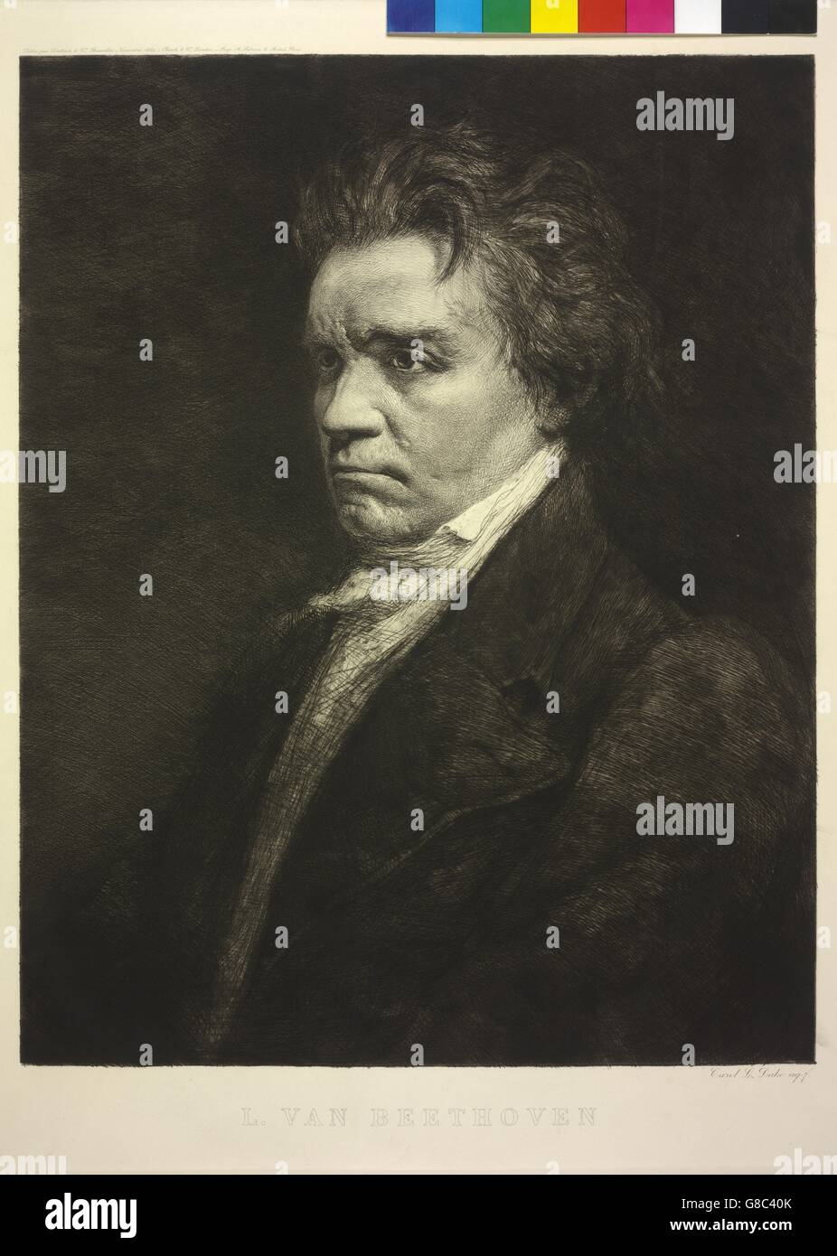 Ludwig van beethoven portrait hi-res stock photography and images - Alamy