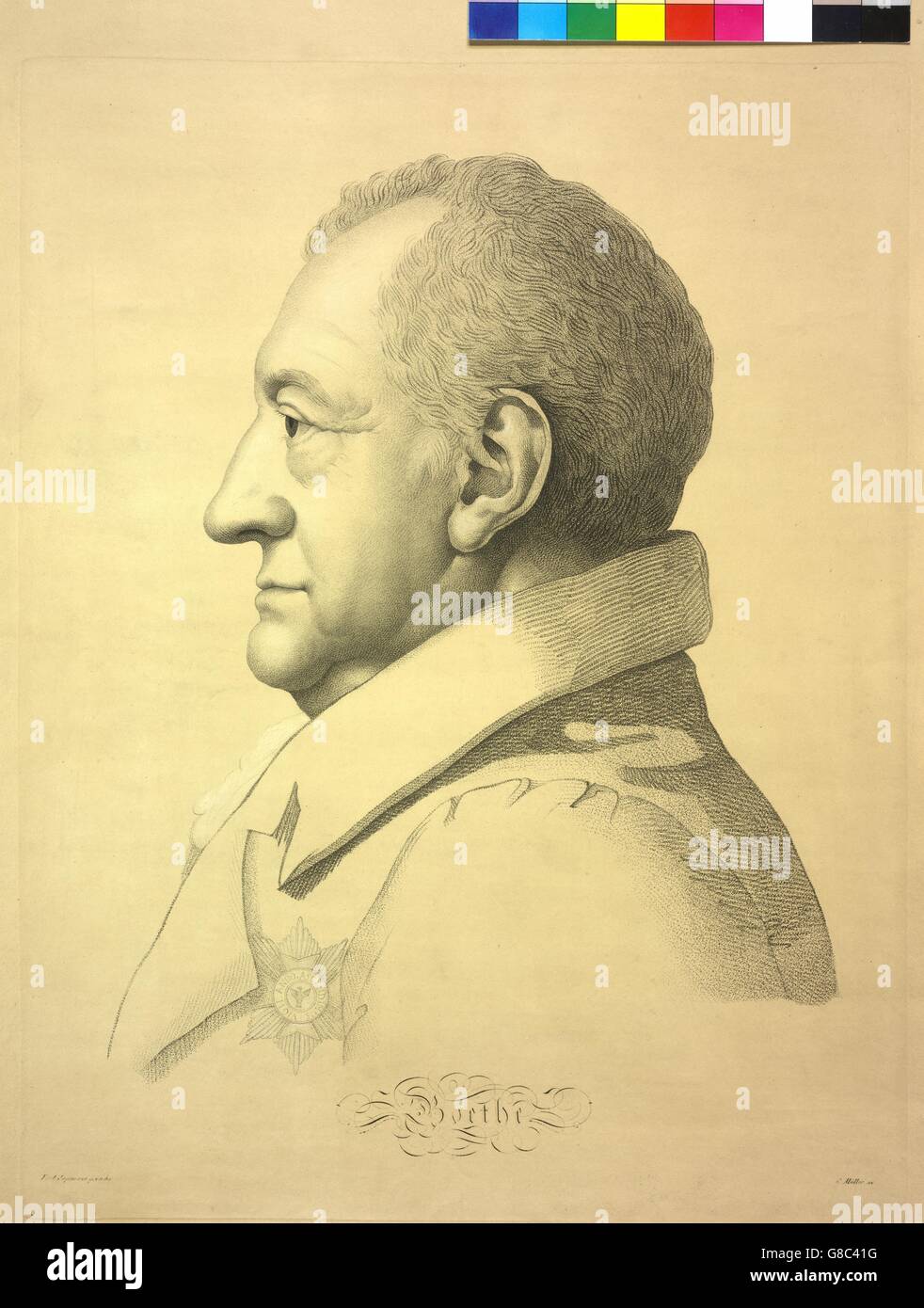 Portrait johann wolfgang von goethe hi-res stock photography and images ...