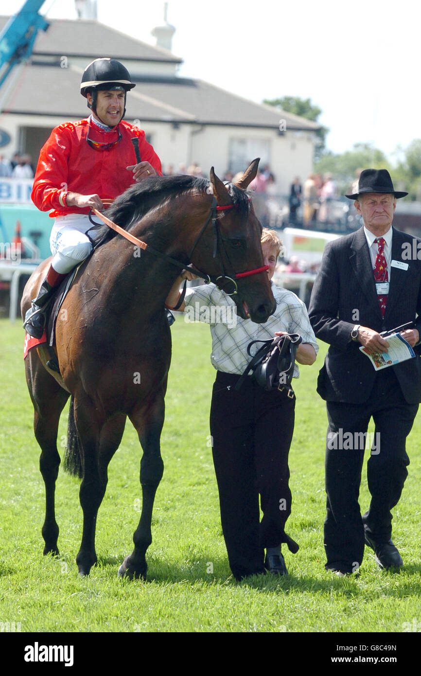 Horse Racing - Vodafone Derby Day - Epsom Downs Racecourse Stock Photo ...