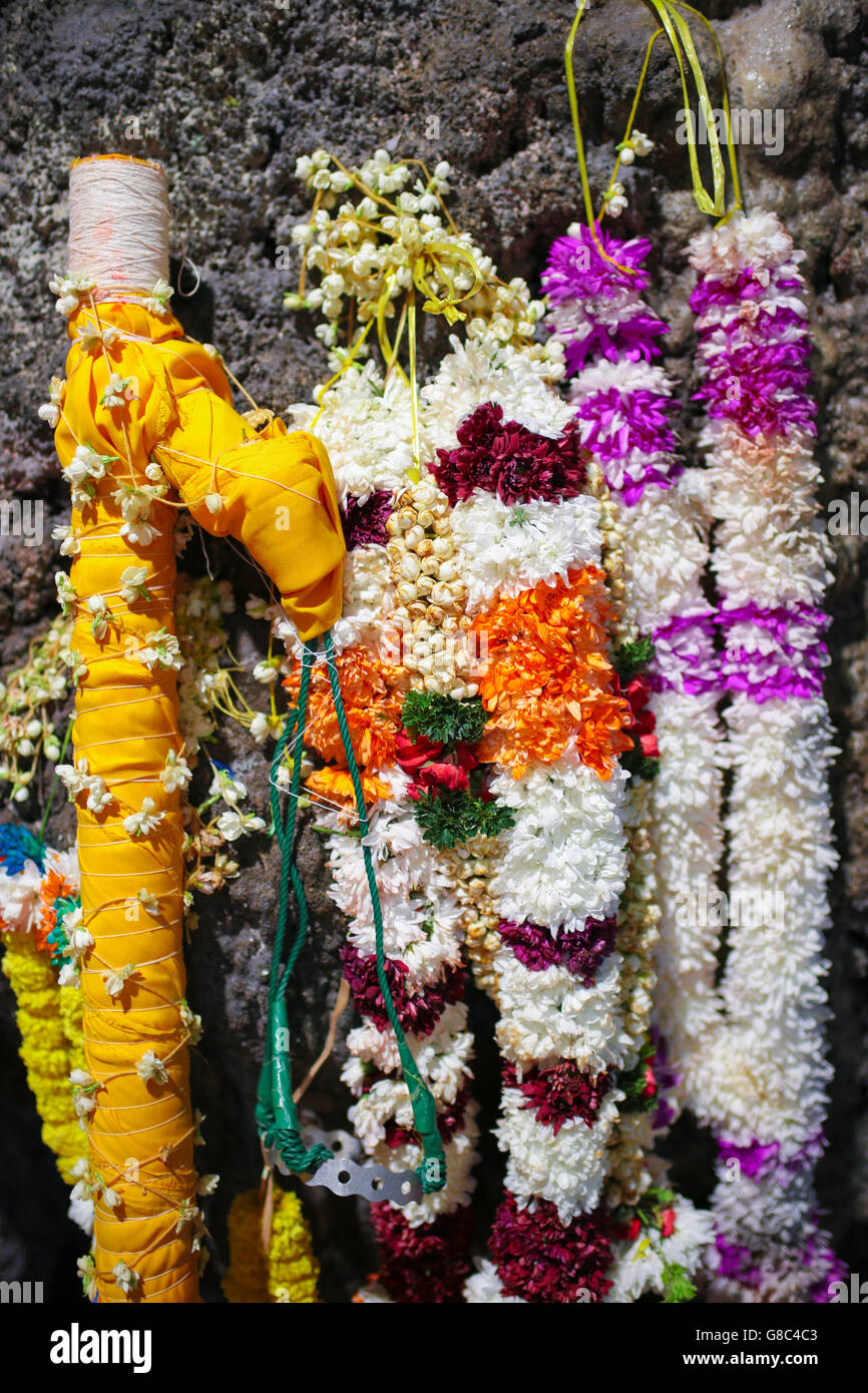 Flower garlands common decoration kavadi hi-res stock photography and ...