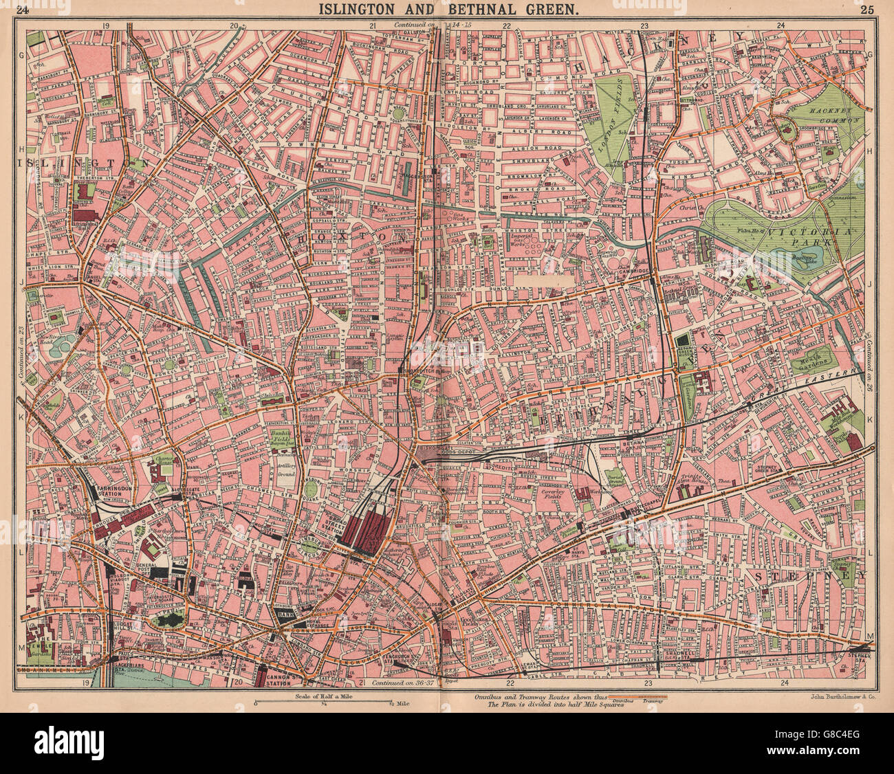 Antique london bus map hi-res stock photography and images - Alamy