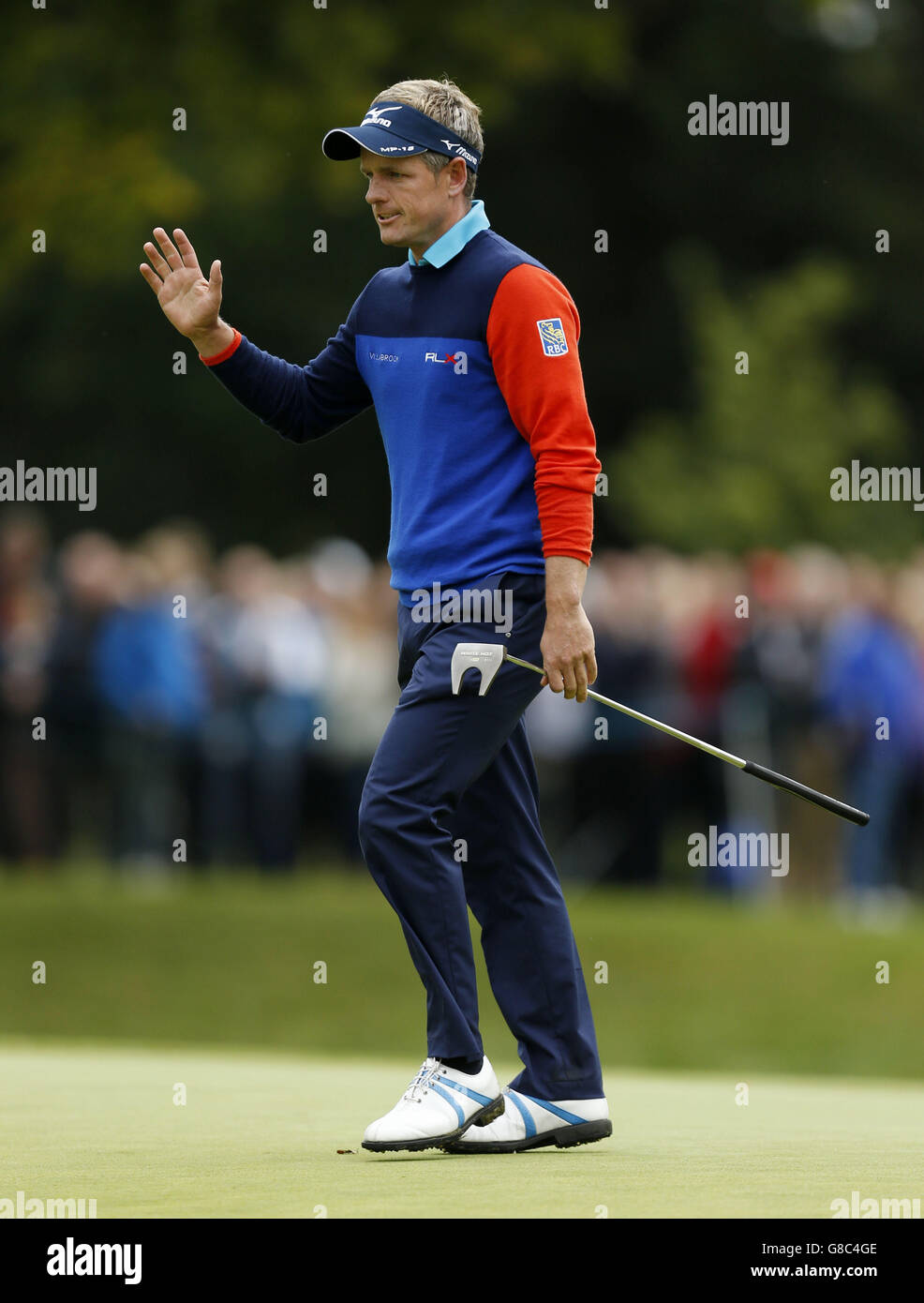 England's Luke Donald during day three of the British Masters at Woburn ...