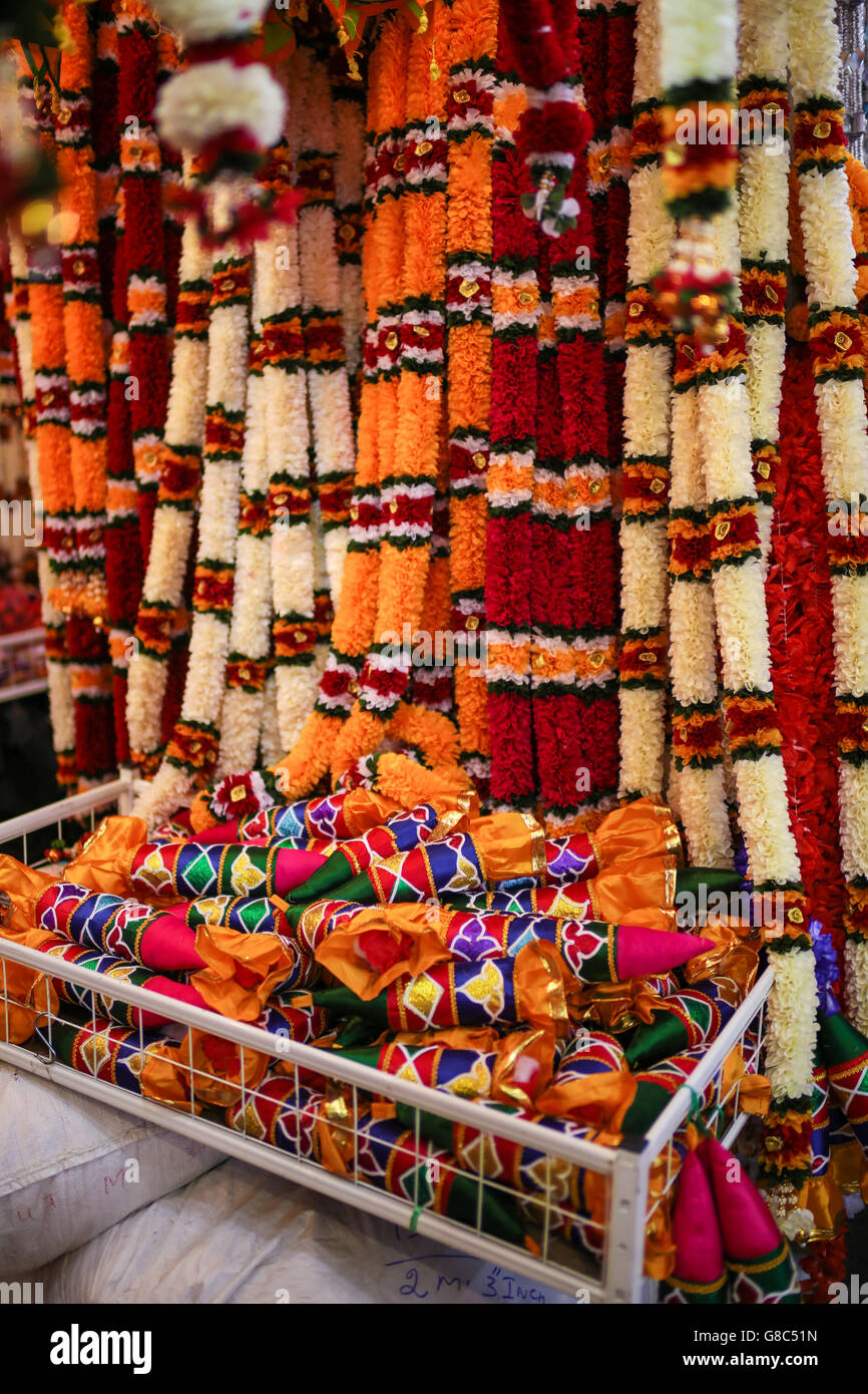 Hindu household decorations on sales at Batu Cave temple, Kuala Lumpur ...