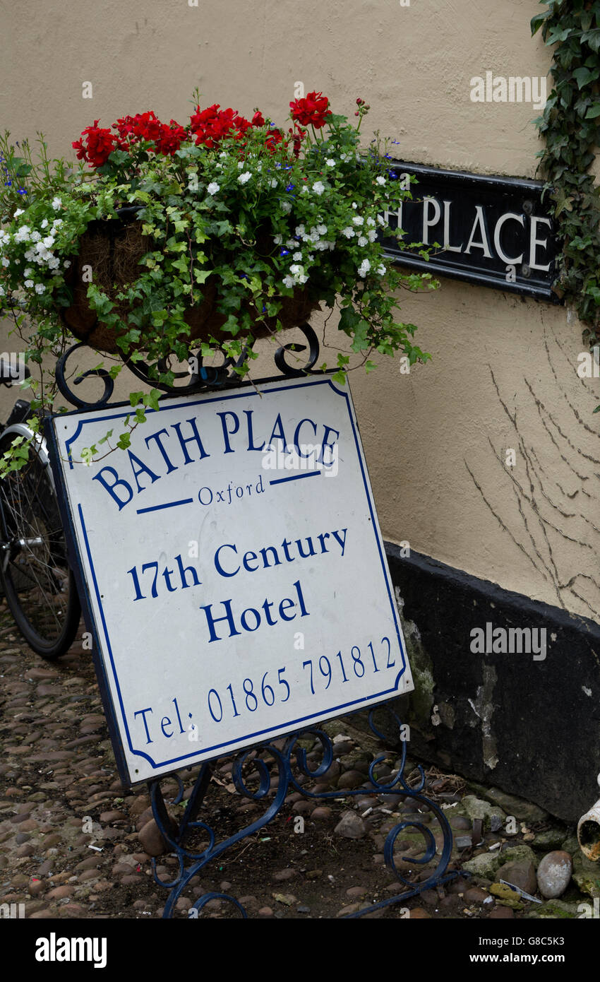 Bath place hotel sign hi-res stock photography and images - Alamy