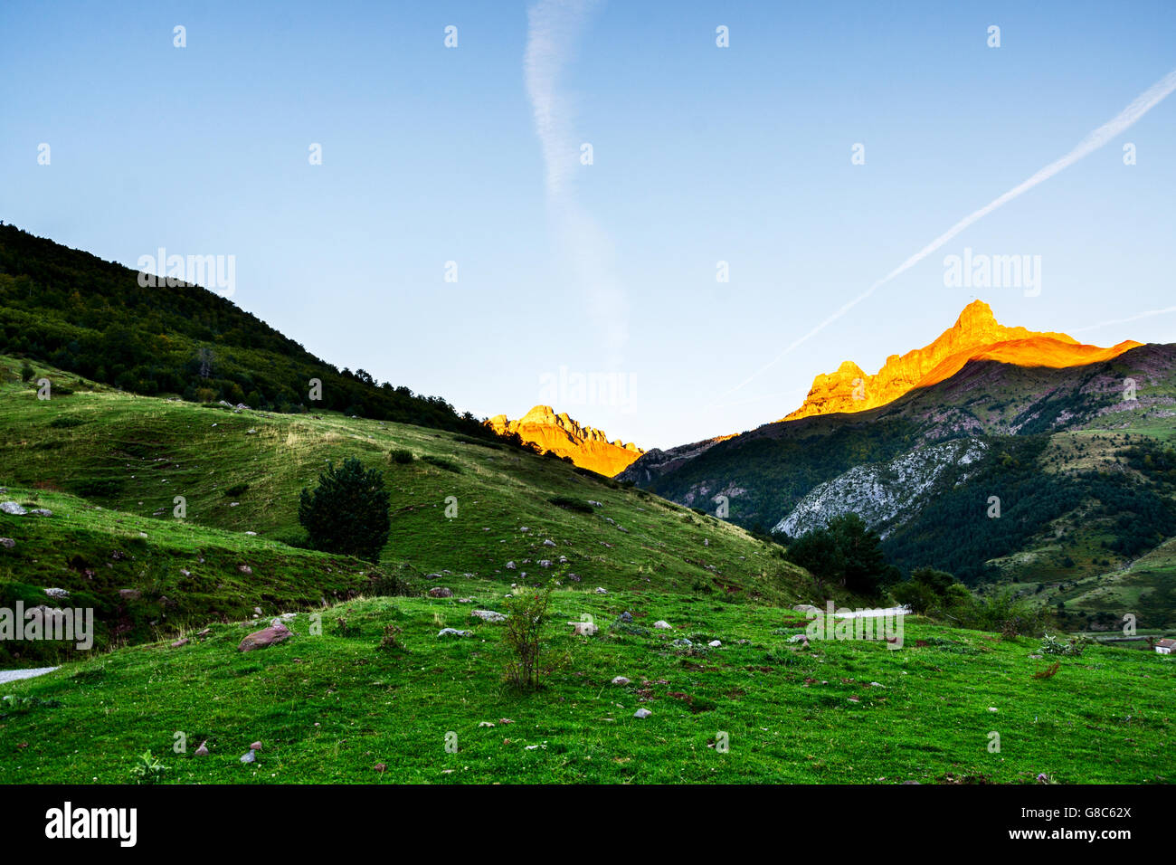 Autumn Pyrenees mountains Stock Photo - Alamy