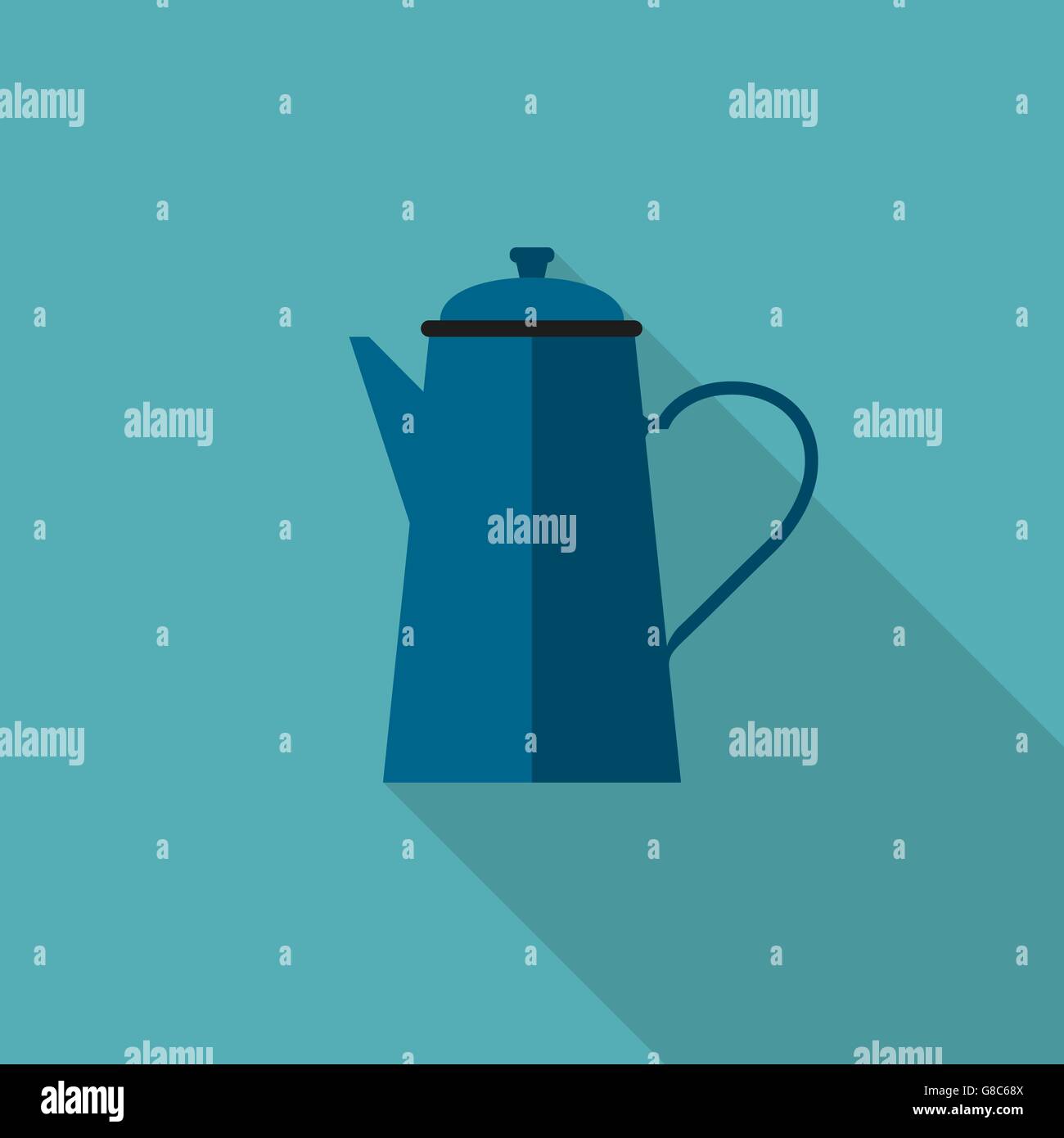 Moka pot icon vector Stock Vector Images - Alamy