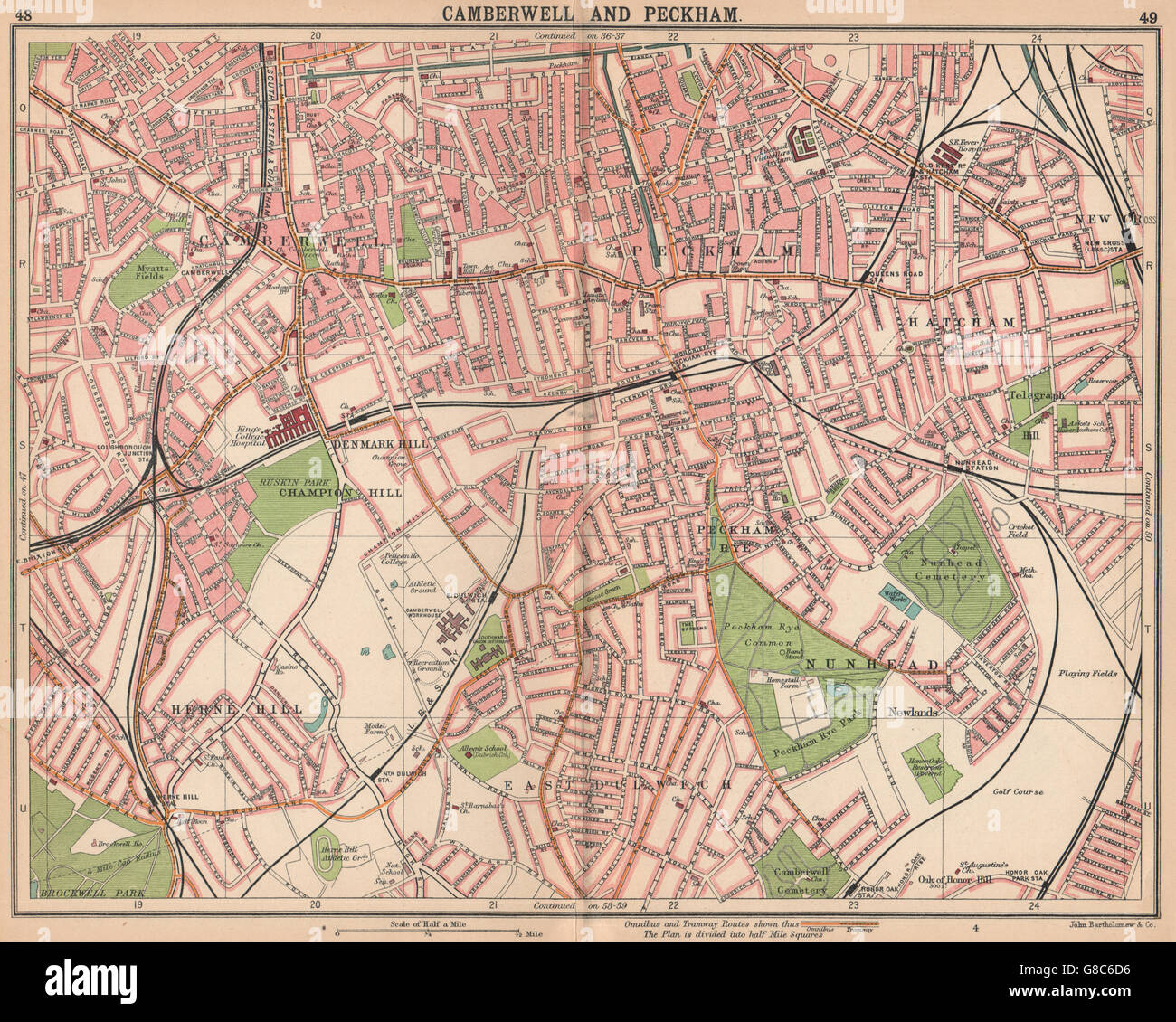 Herne map hi-res stock photography and images - Alamy