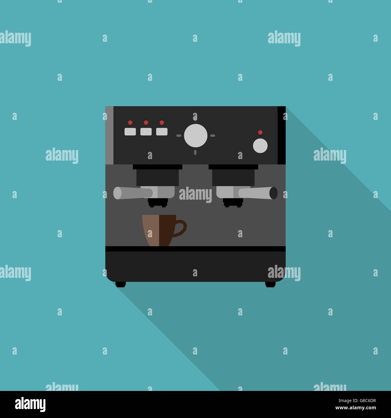 Espresso machine cup Stock Vector Images - Alamy
