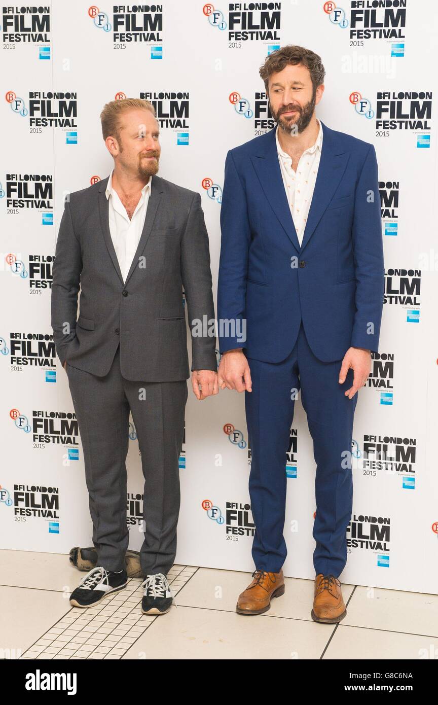 Ben Foster (left) and Chris O'Dowd attending the premiere of The ...