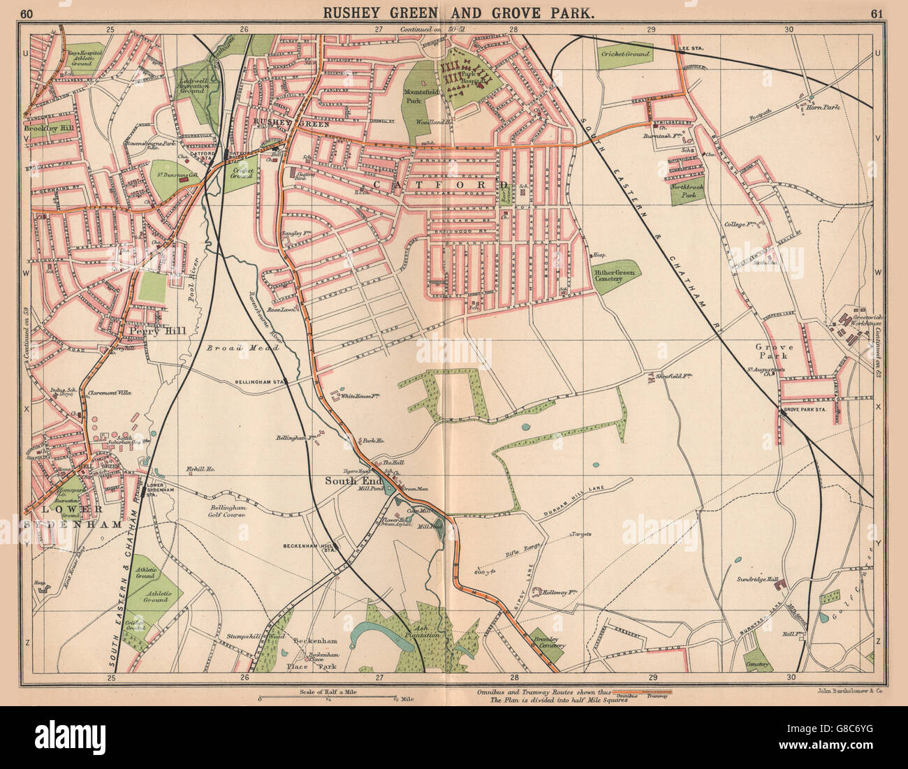 Map of catford hi-res stock photography and images - Alamy