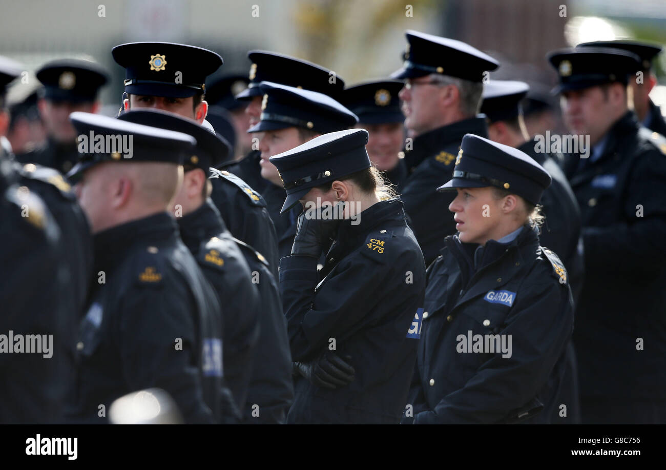 Garda Tony Golden funeral Stock Photo - Alamy