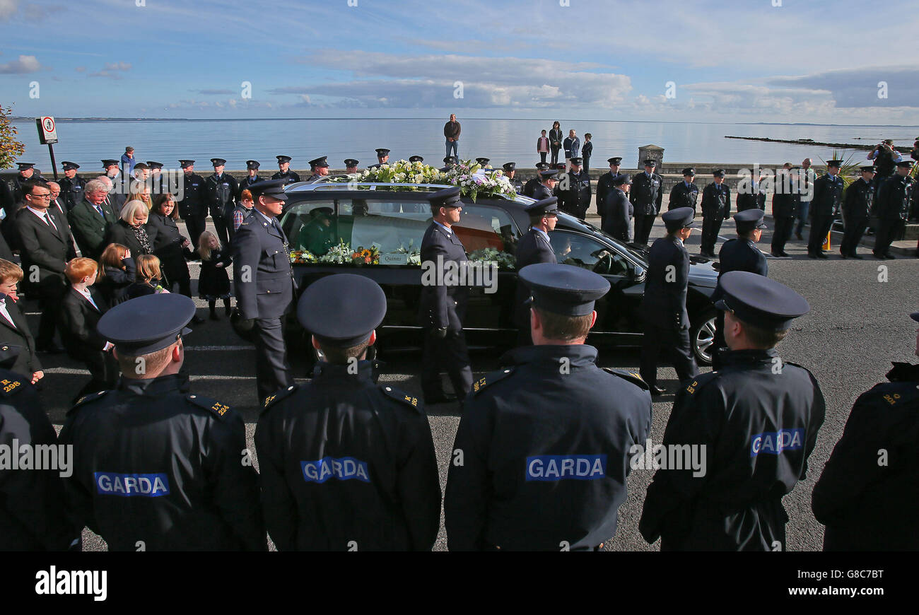 Garda Tony Golden funeral Stock Photo - Alamy