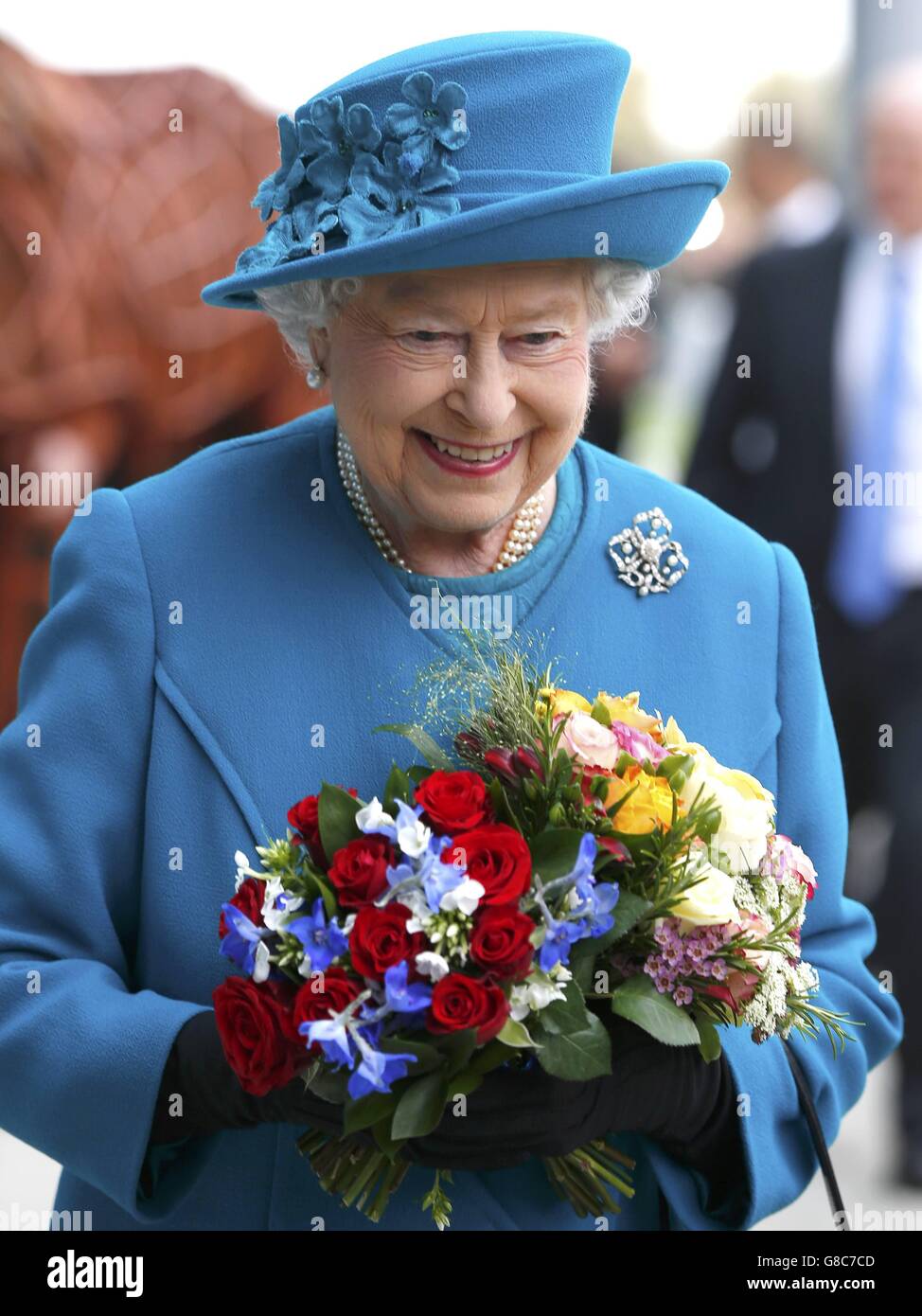Royal visit to Surrey Stock Photo - Alamy