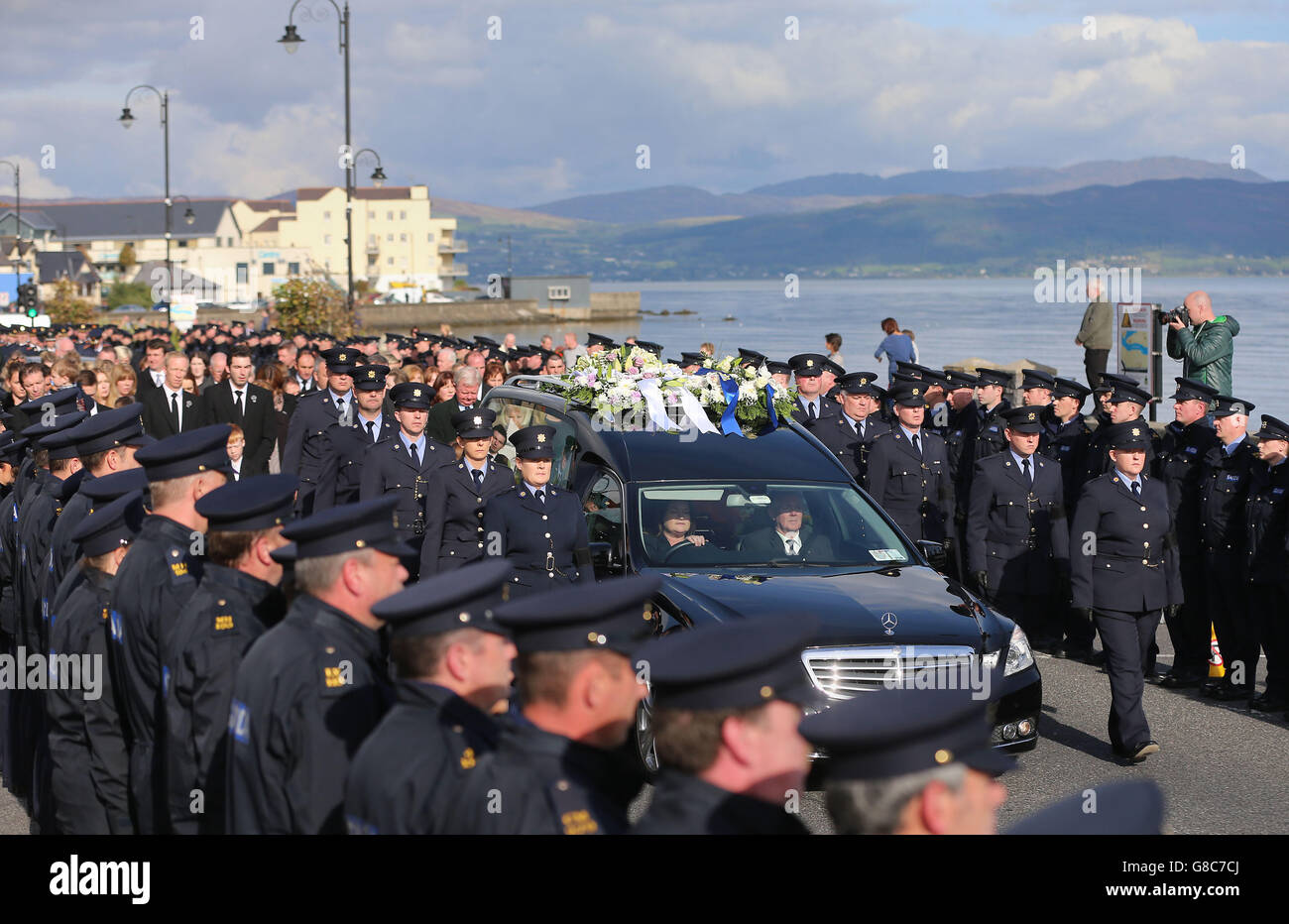 Garda Tony Golden funeral Stock Photo - Alamy
