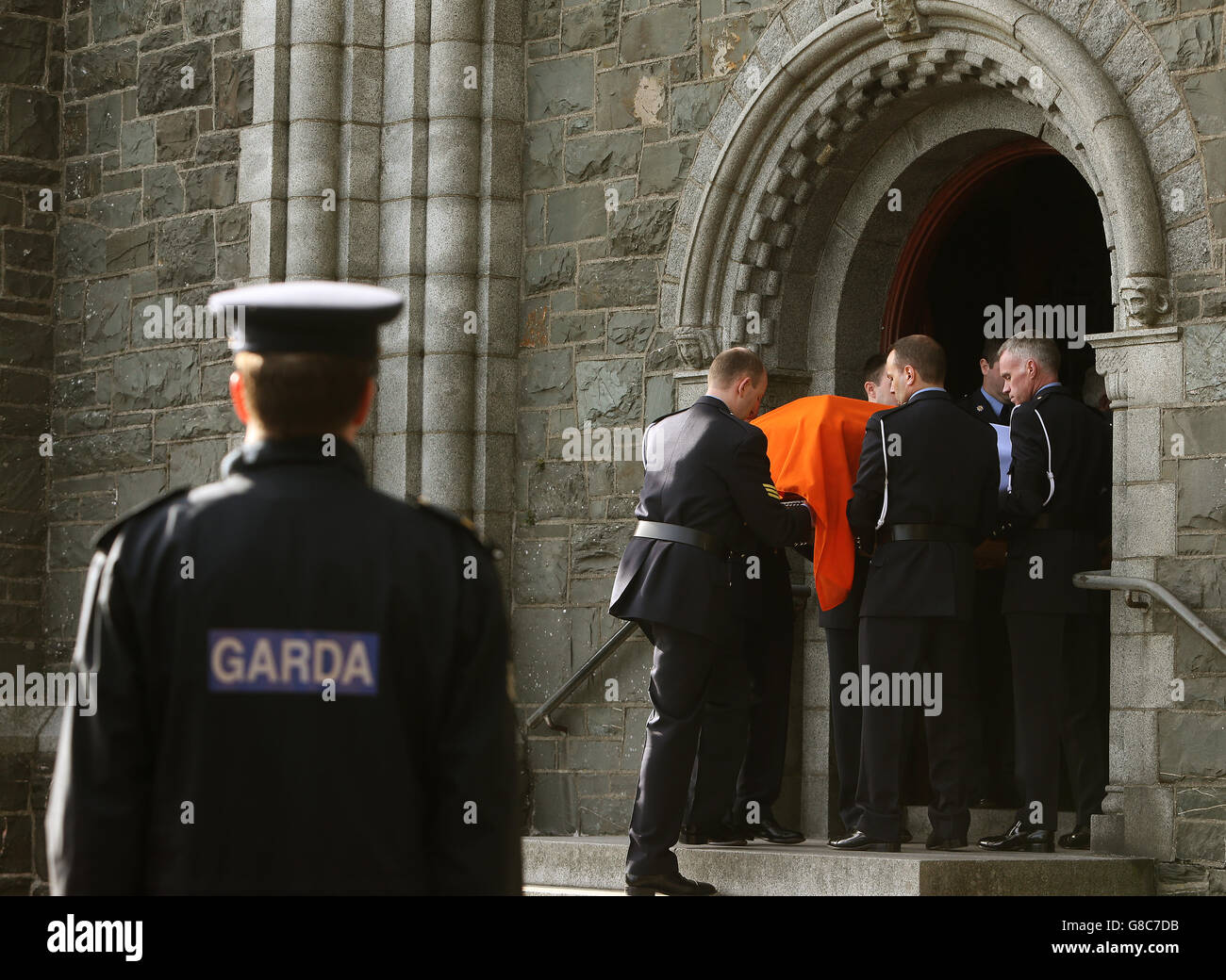 Garda Tony Golden funeral Stock Photo - Alamy