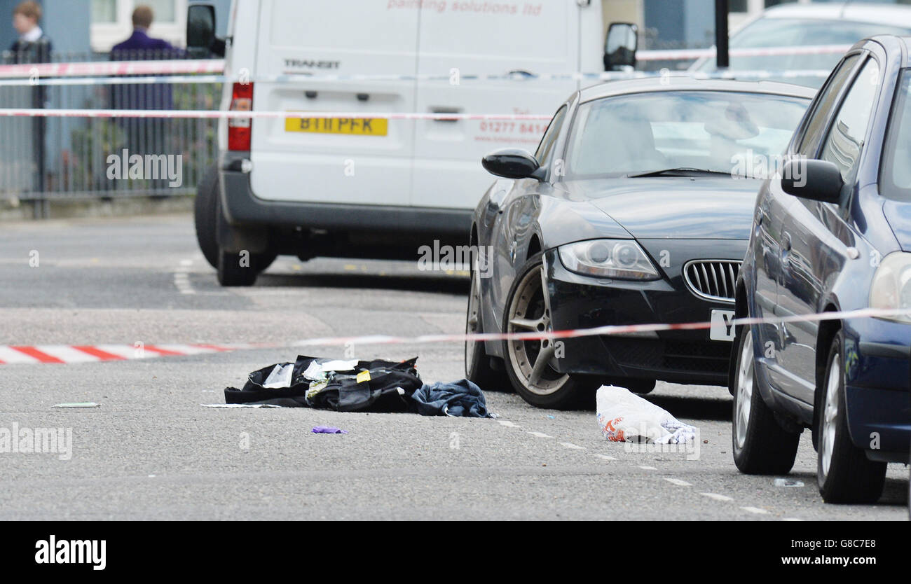 Hackney police shooting Stock Photo - Alamy