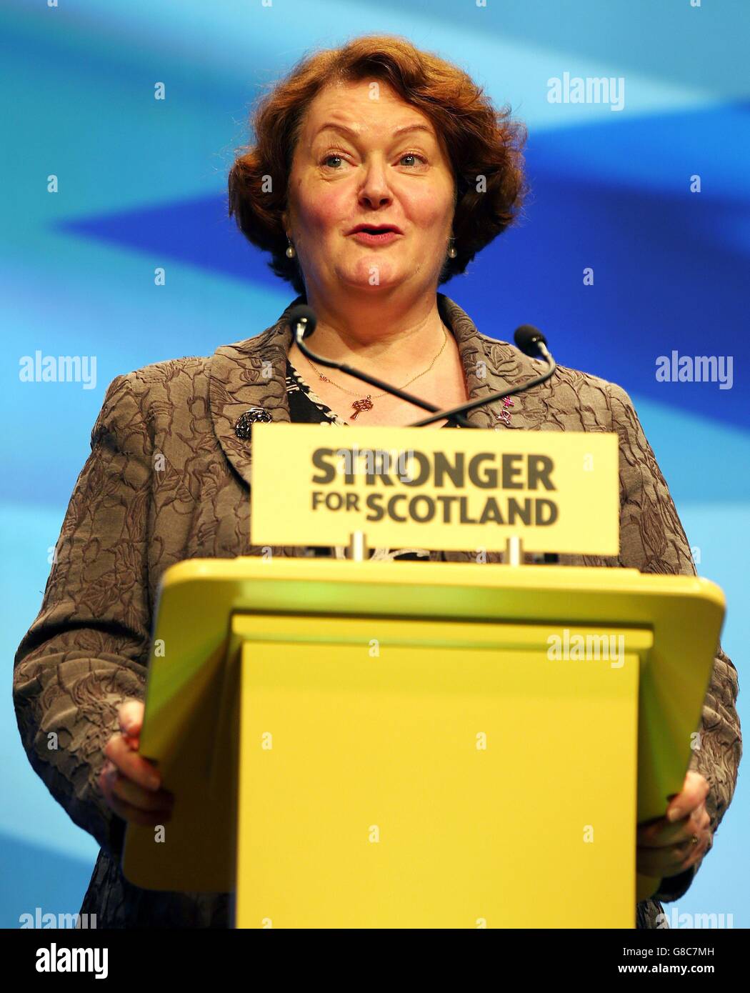 Scottish national party politics scotland snp main hi-res stock ...