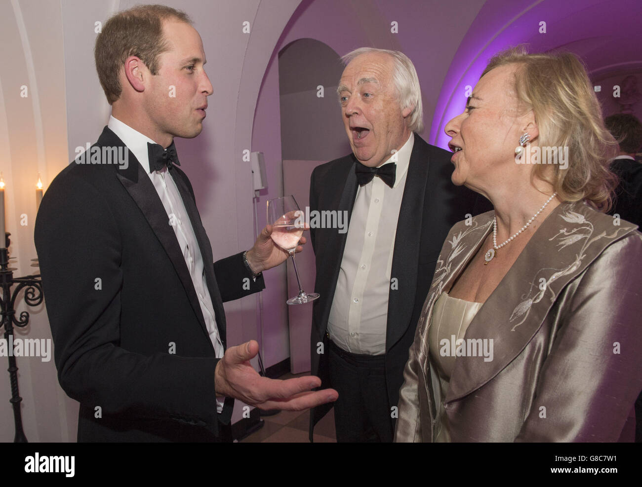The Duke of Cambridge, Royal Patron of Child Bereavement UK, with Sir ...