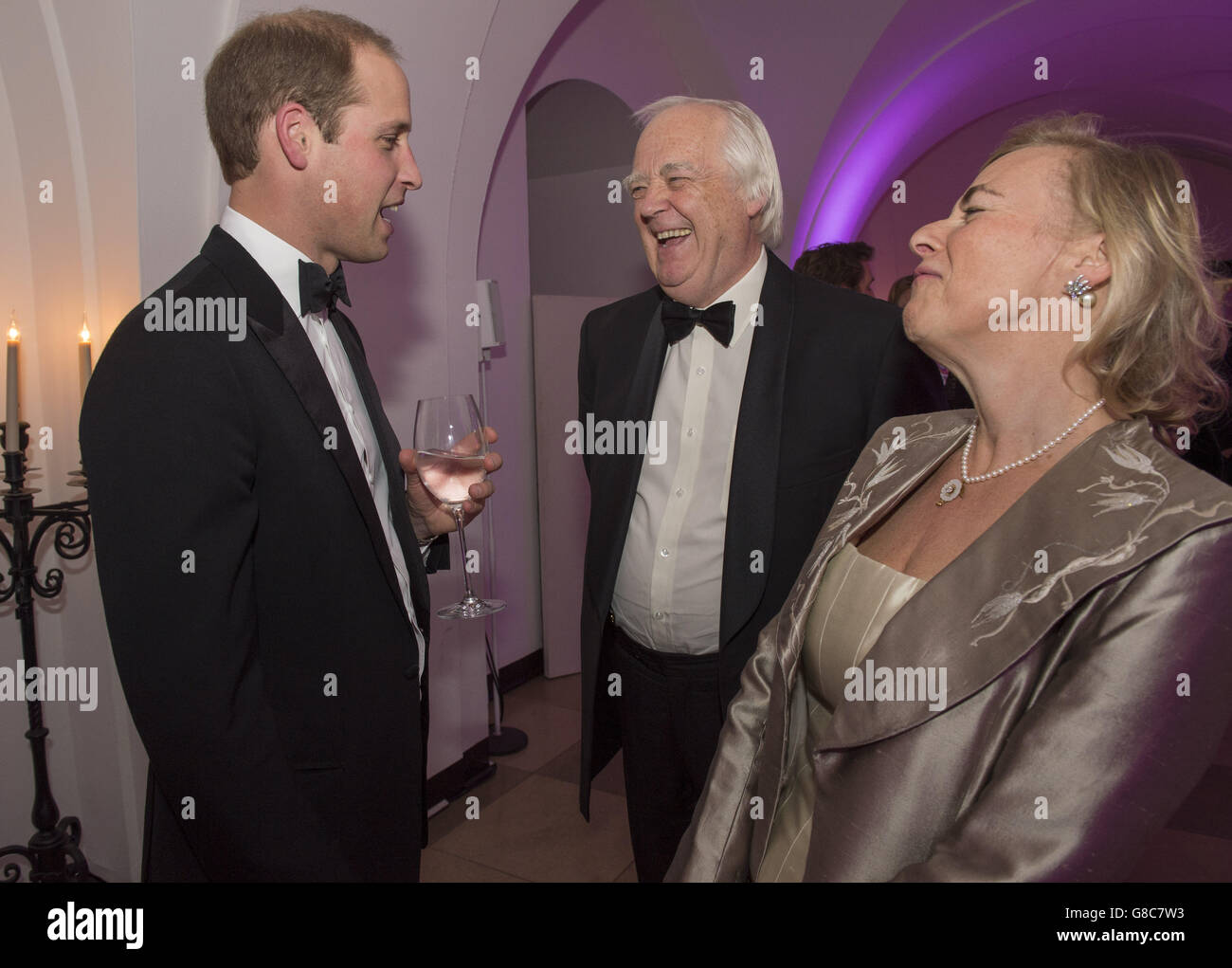 The Duke of Cambridge, Royal Patron of Child Bereavement UK, with Sir ...