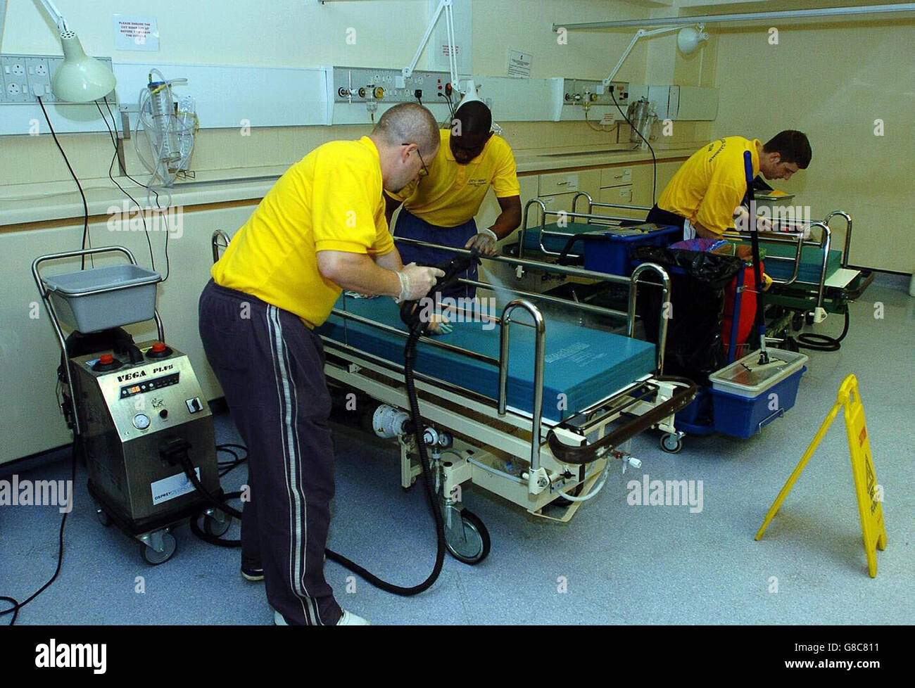 Rigorous Cleaning - University College Hospital Stock Photo - Alamy
