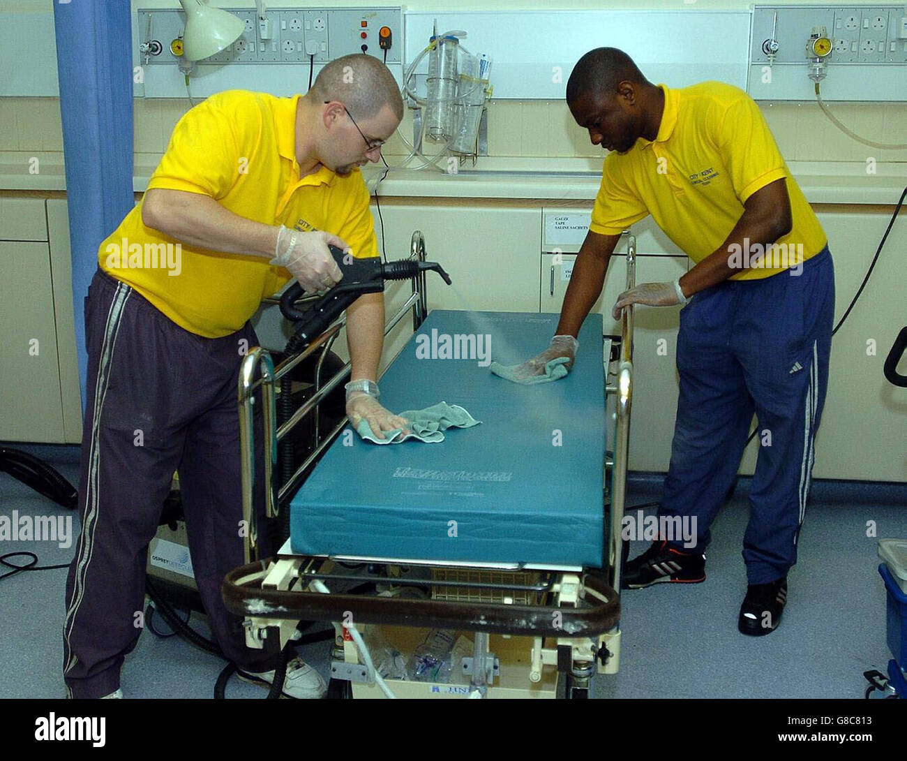 Rigorous Cleaning - University College Hospital Stock Photo - Alamy